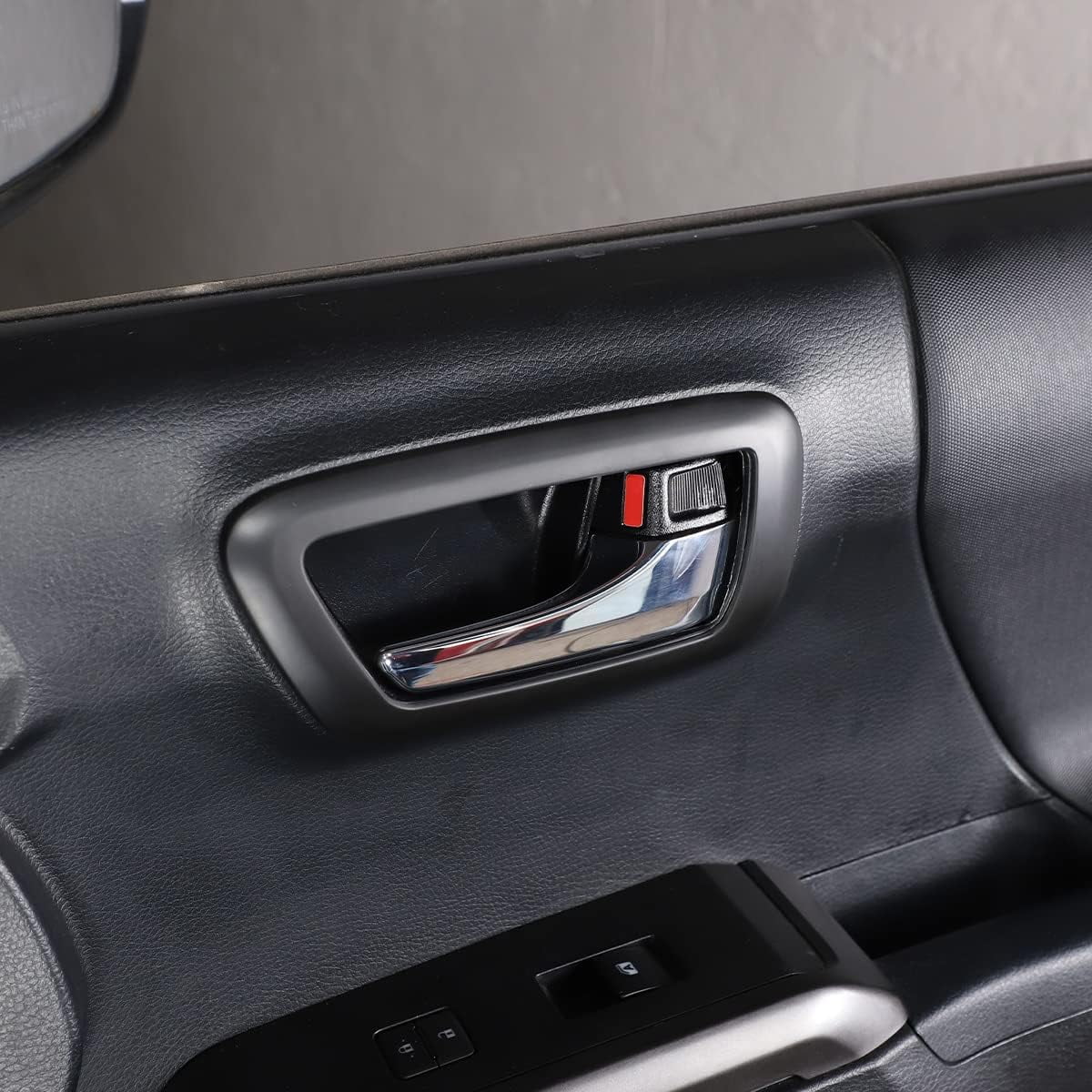 TINKI ABS Inner Car Look Interior Door Handle Panel Cover Trim Fit for ...