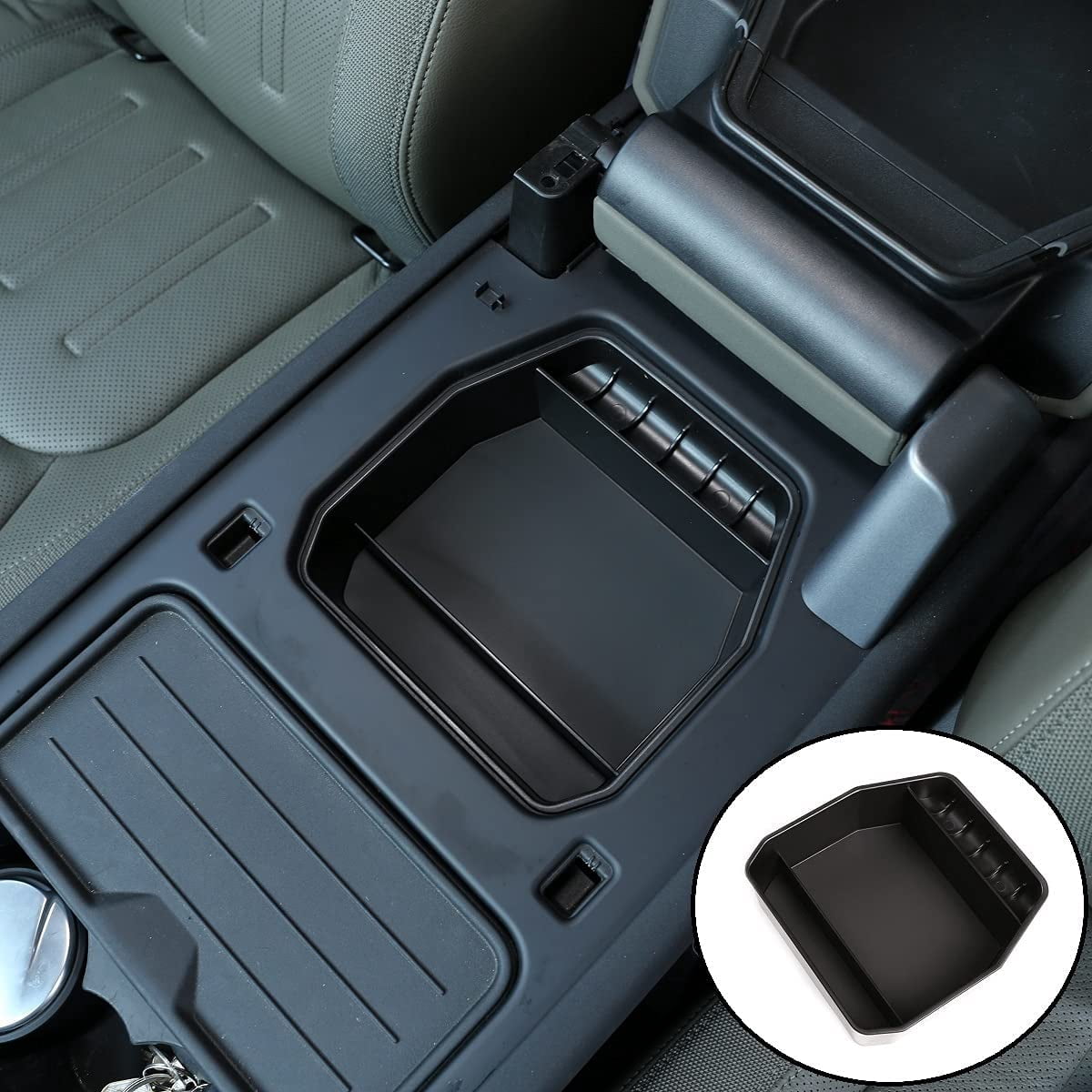 TINKI Car Center Console Armrest Storage Box for Land Rover Defender ...