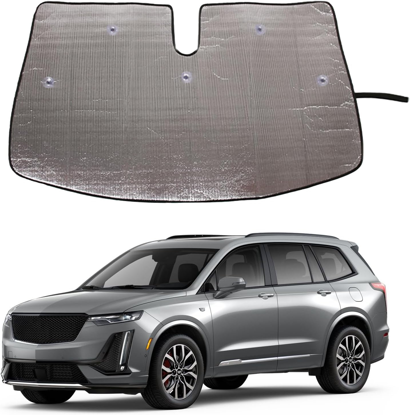 TINKI Car Front Windshield Sunshade for Cadillac XT6 2017-2023, Front ...