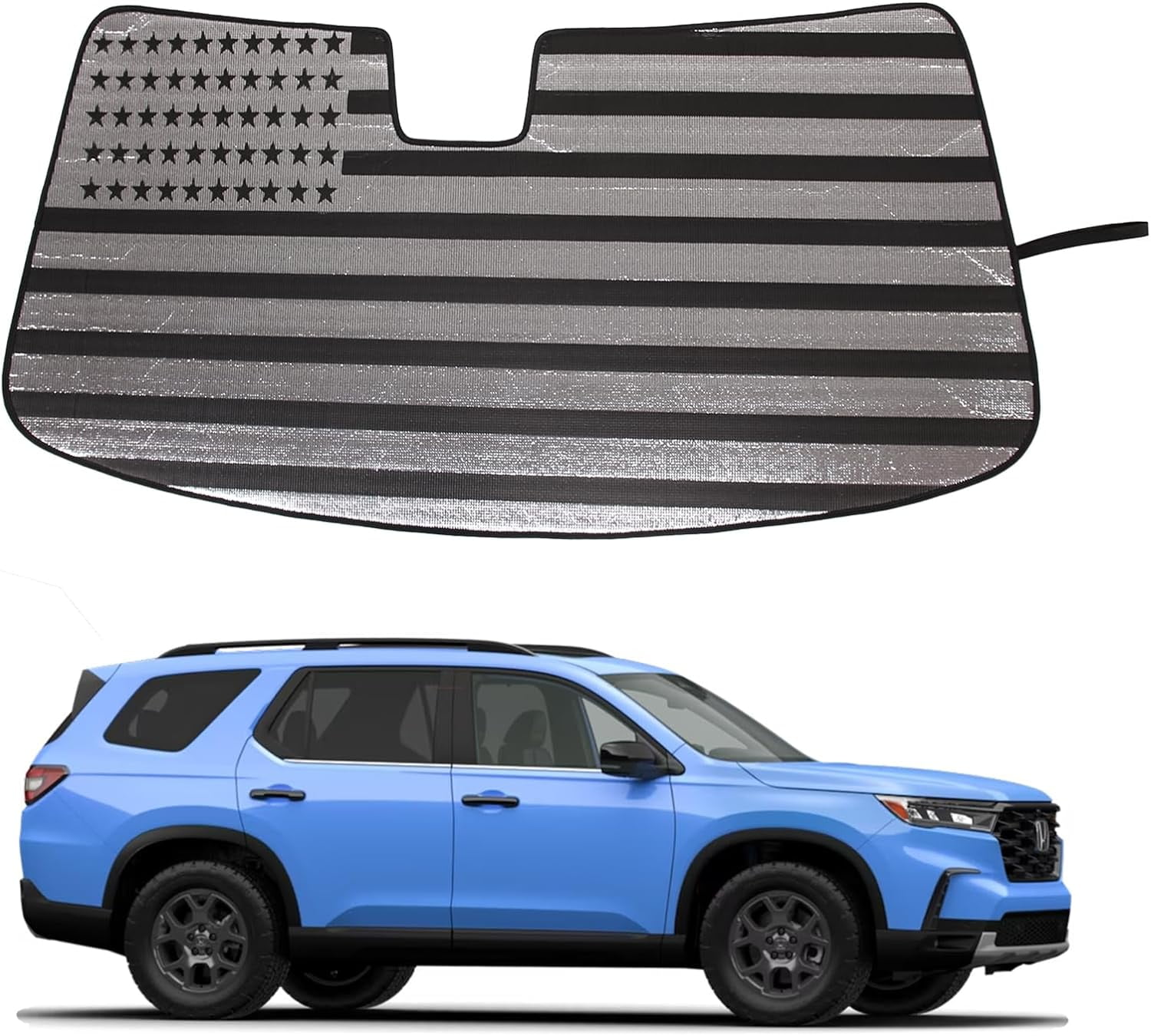 TINKI Car Front Windshield Sunshade for Honda Pilot 2016-2022, Front ...