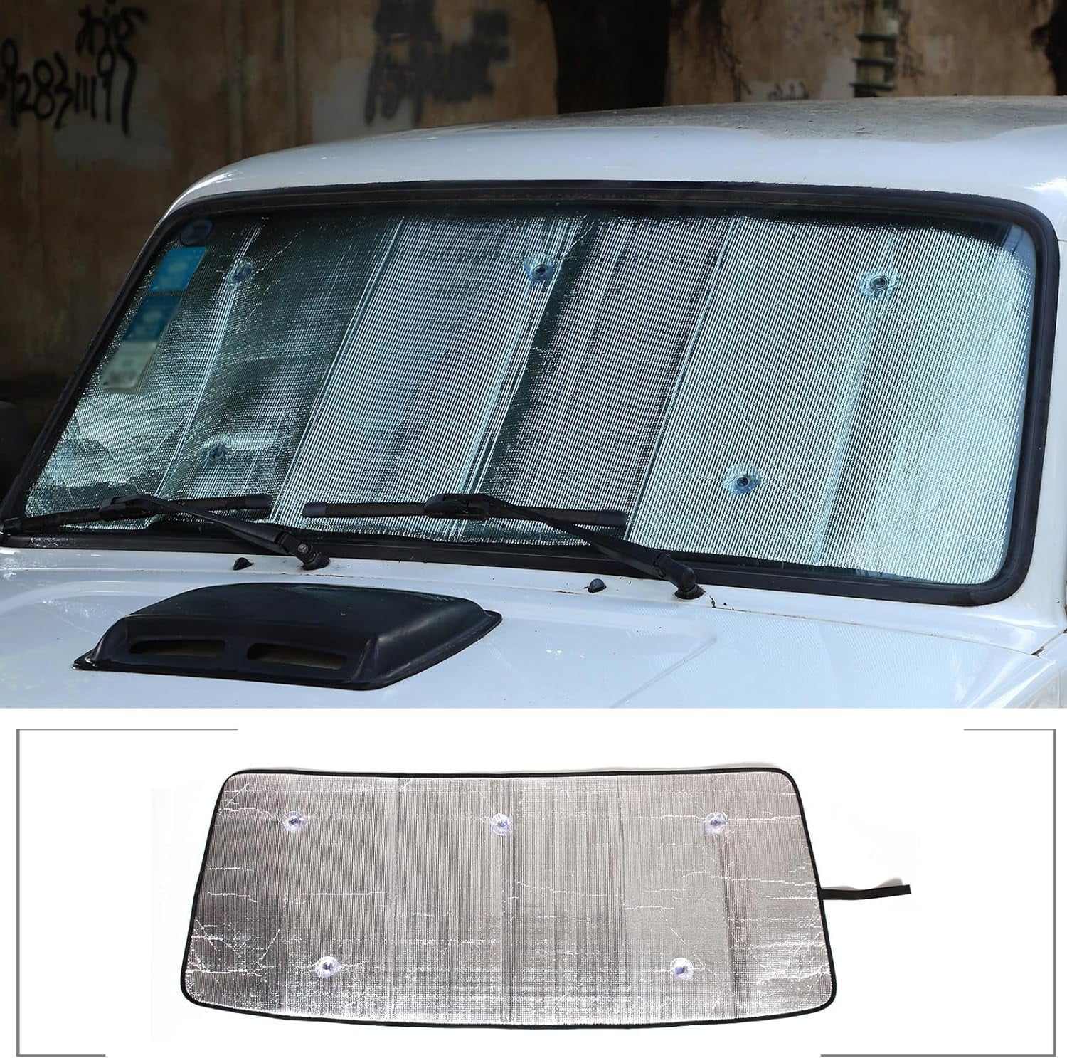 TINKI Car Front Windshield Sunshade for Lada Niva, Front Window Sun ...