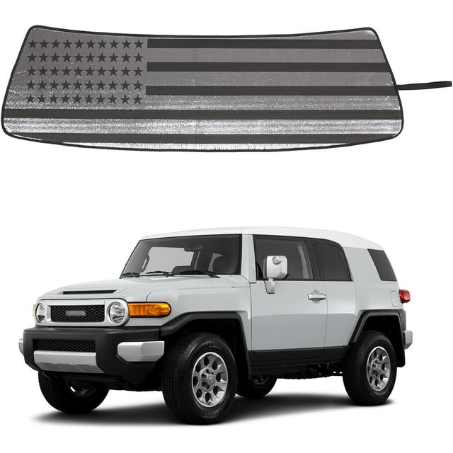 TINKI Car Front Windshield Sunshade for Toyota FJ Cruiser 2007-2021, US ...
