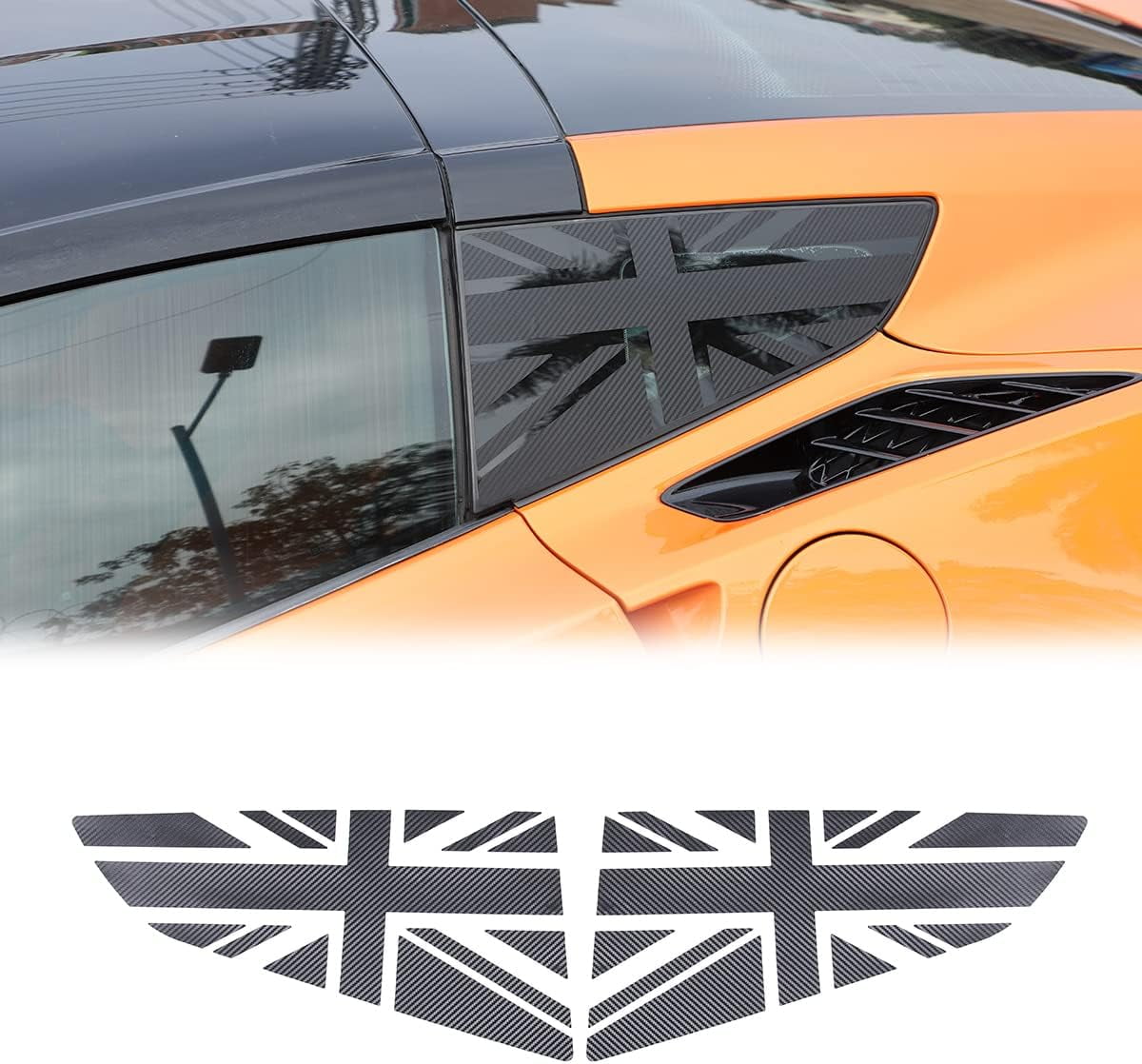 TINKI Car Hood Body Side Decal Sticker Fit for Chevrolet Corvette C7 ...