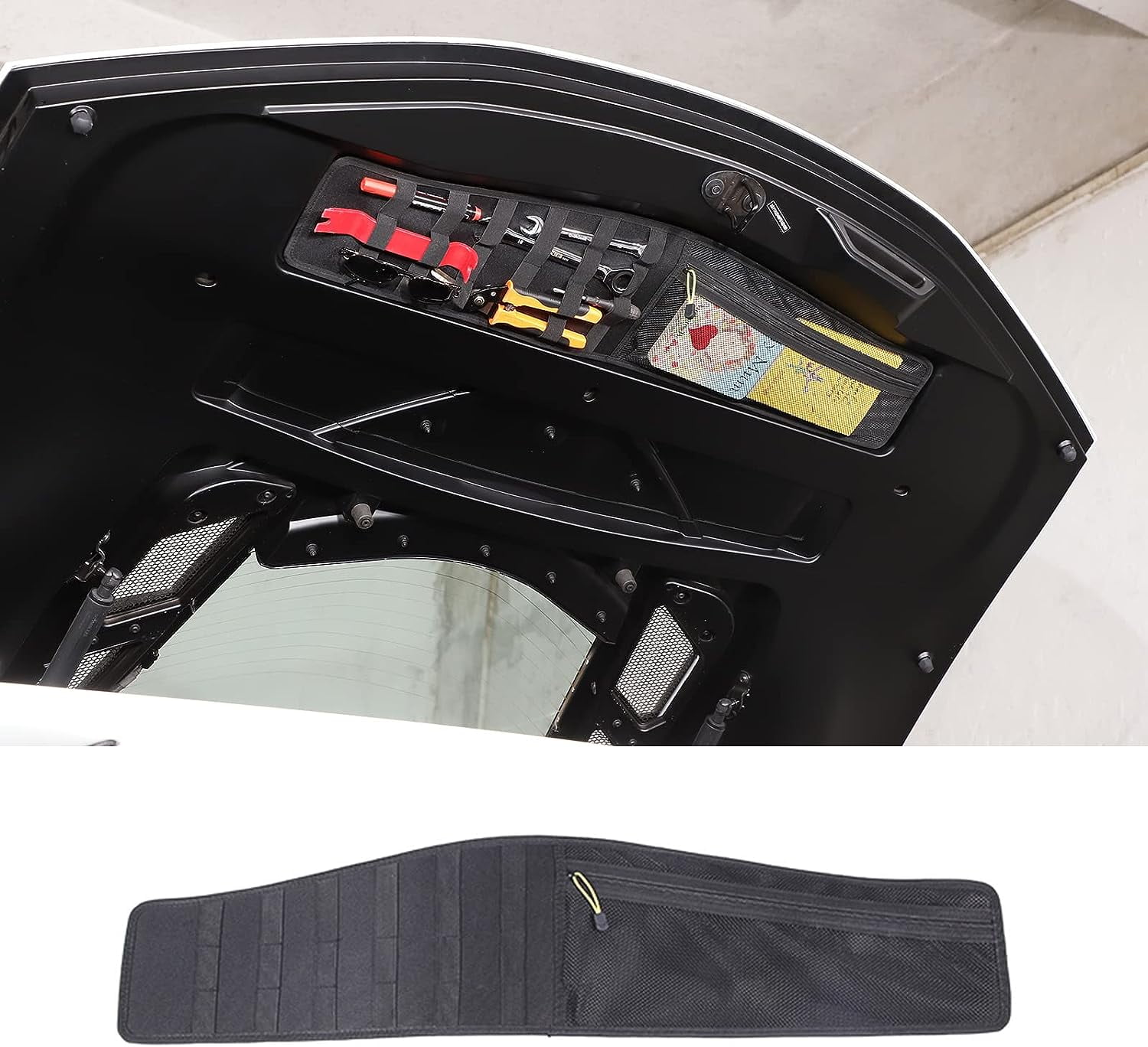 TINKI Car Trunk Storage Pockets Compatible with Chevrolet Corvette C8 ...