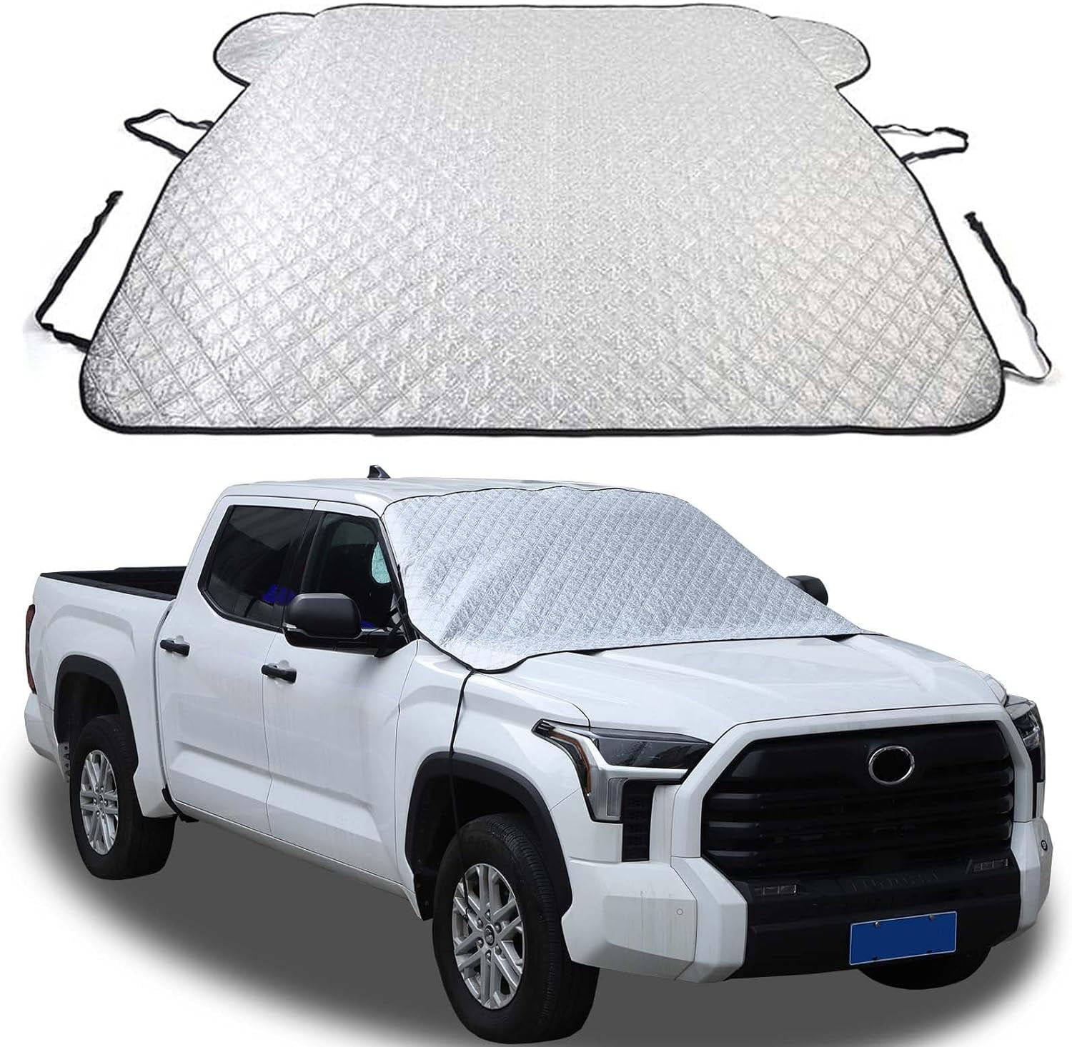 TINKI Car Windshield Snow Cover Compatible for Toyota Tundra 2022-2023 ...