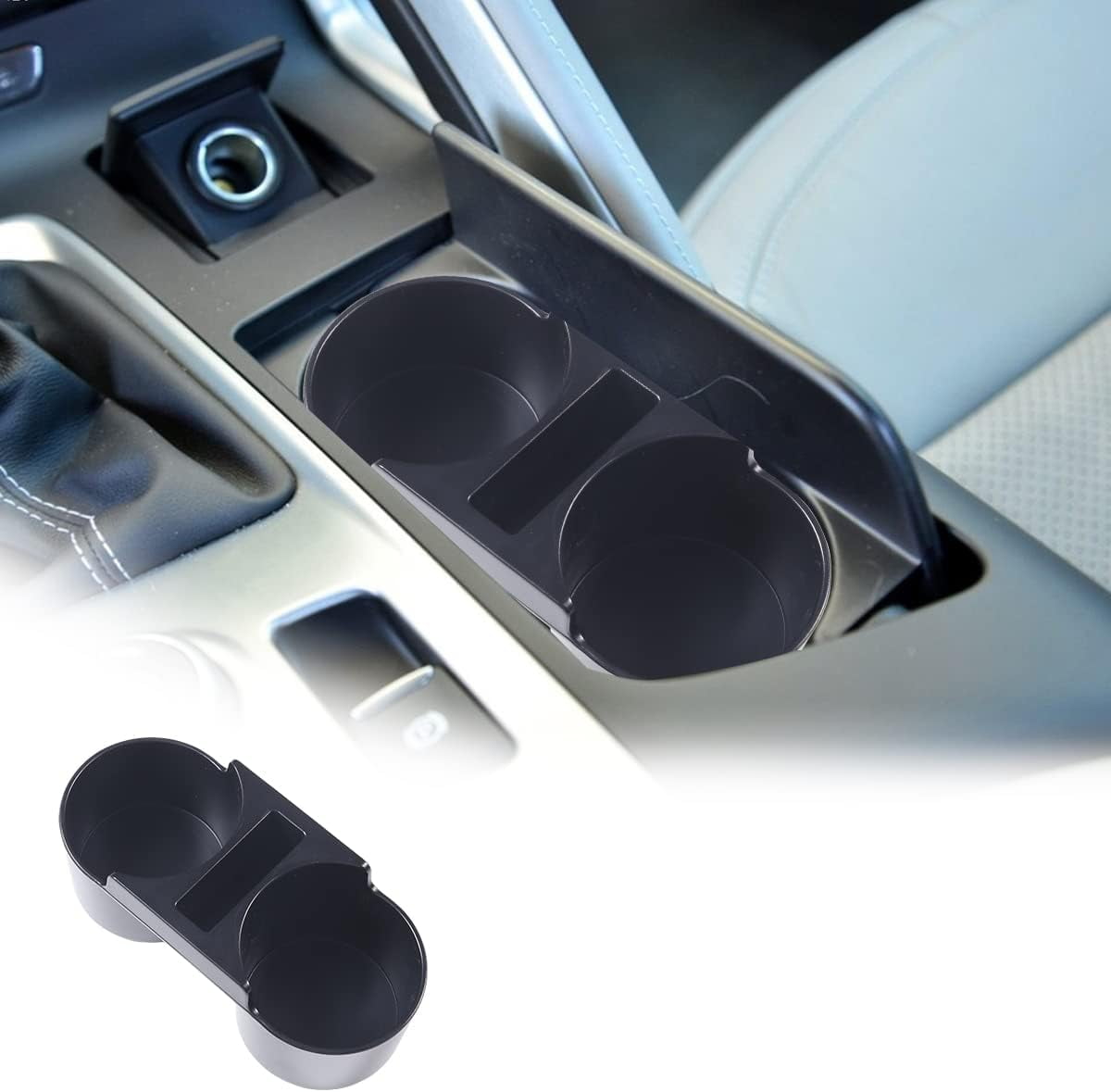 TINKI Center Console Cup Holder for Chevrolet Corvette C7 2014-2019 Car ...