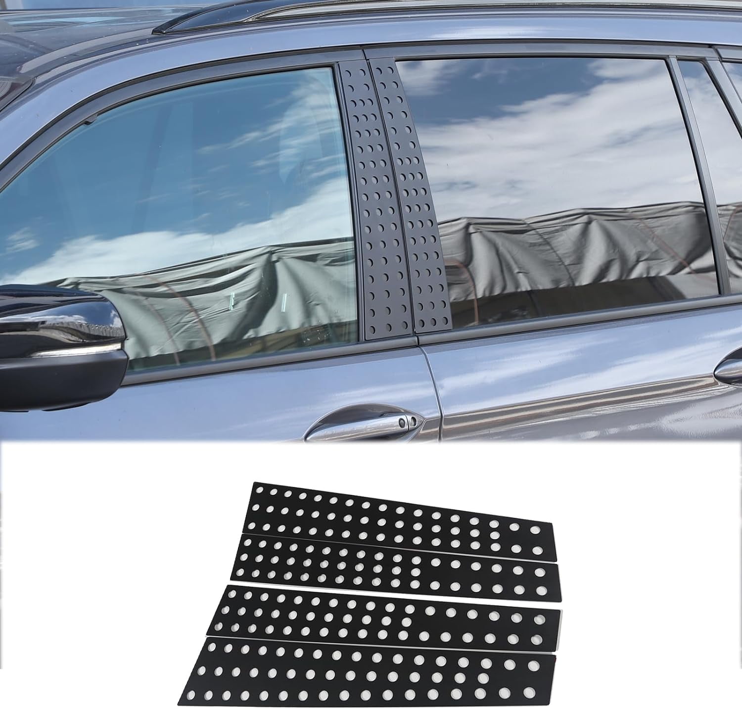 TINKI Door Window Panel Cover Decoration for Honda Pilot 2016-2022 ...