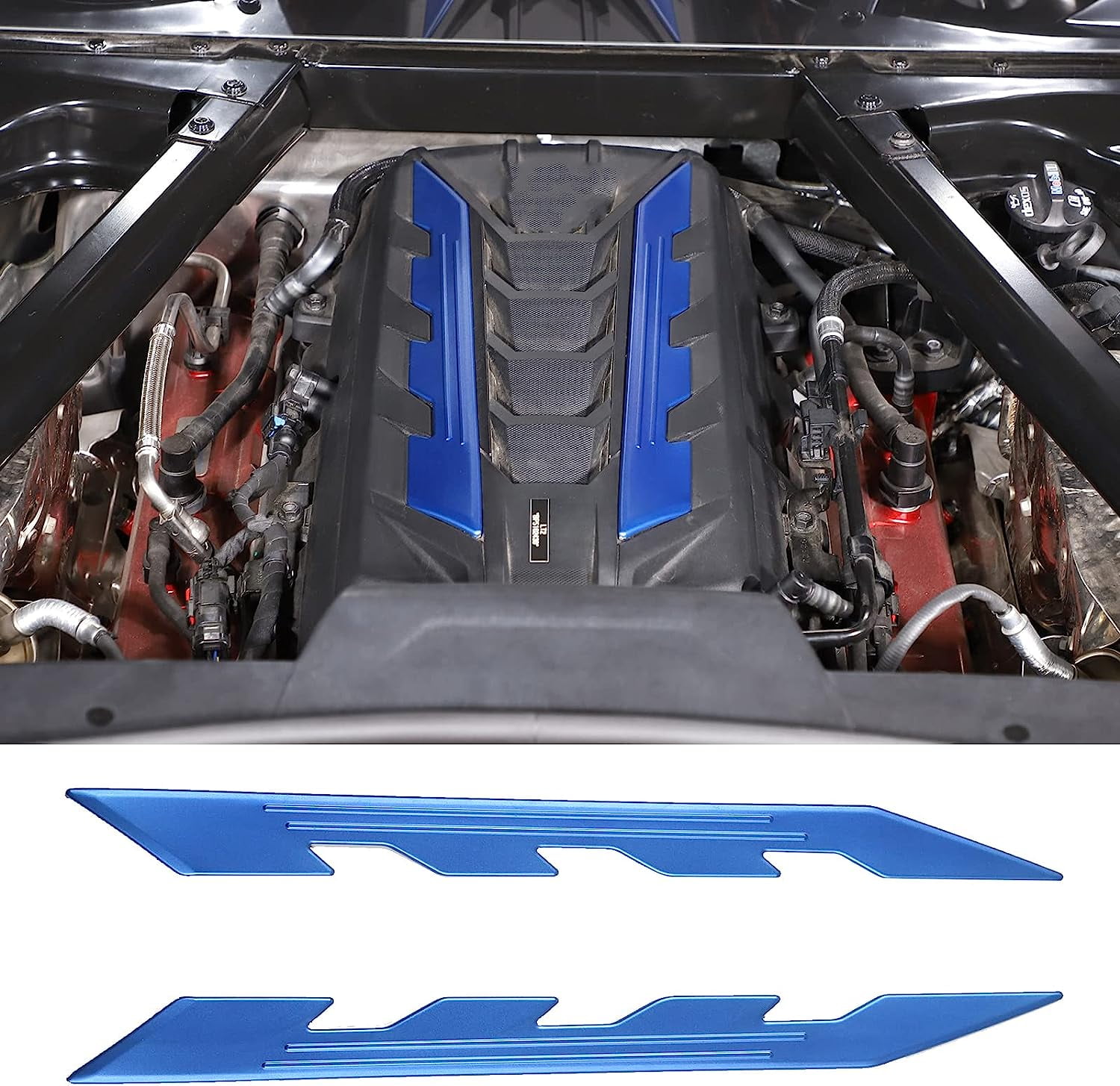 TINKI Engine Bay Panel Logo Trim Strip Compatible with Chevrolet ...