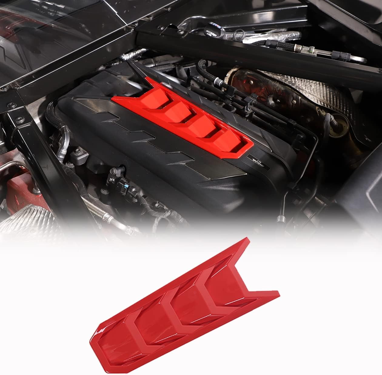 TINKI Engine Shroud Cover Panel Trims Cover Compatible with Chevrolet ...