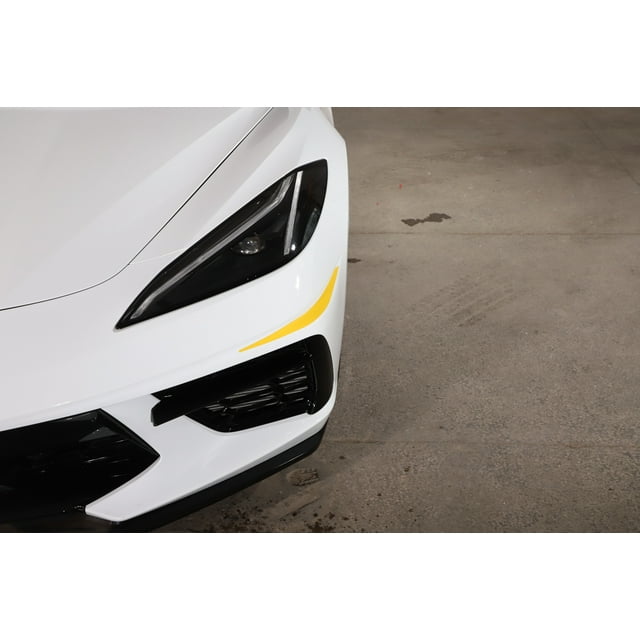 TINKI Front Bumper Lip Corner Decal Compatible with Chevrolet Corvette ...