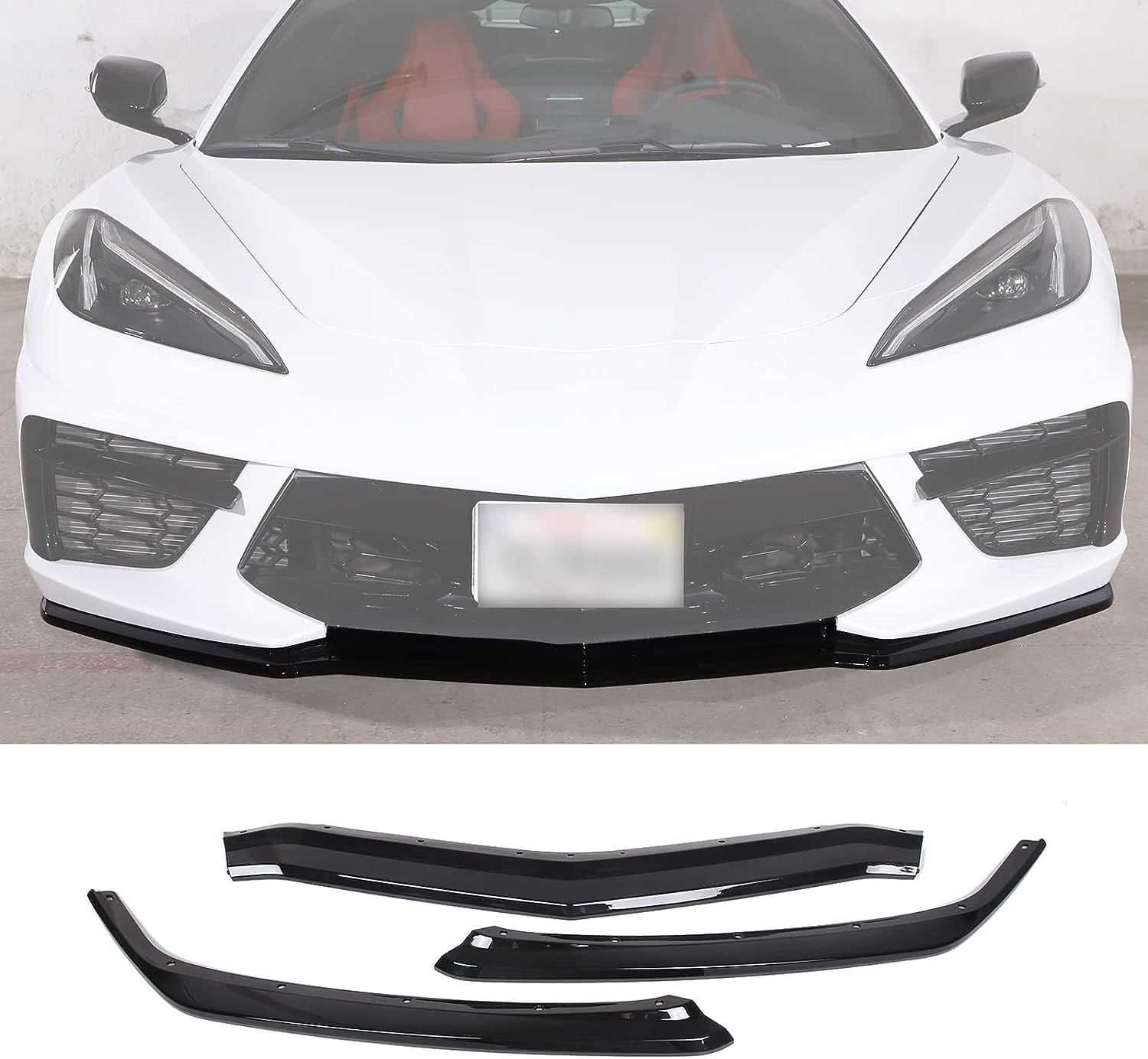 TINKI Front Bumper Lip Splitter Replacement Kit Compatible with ...