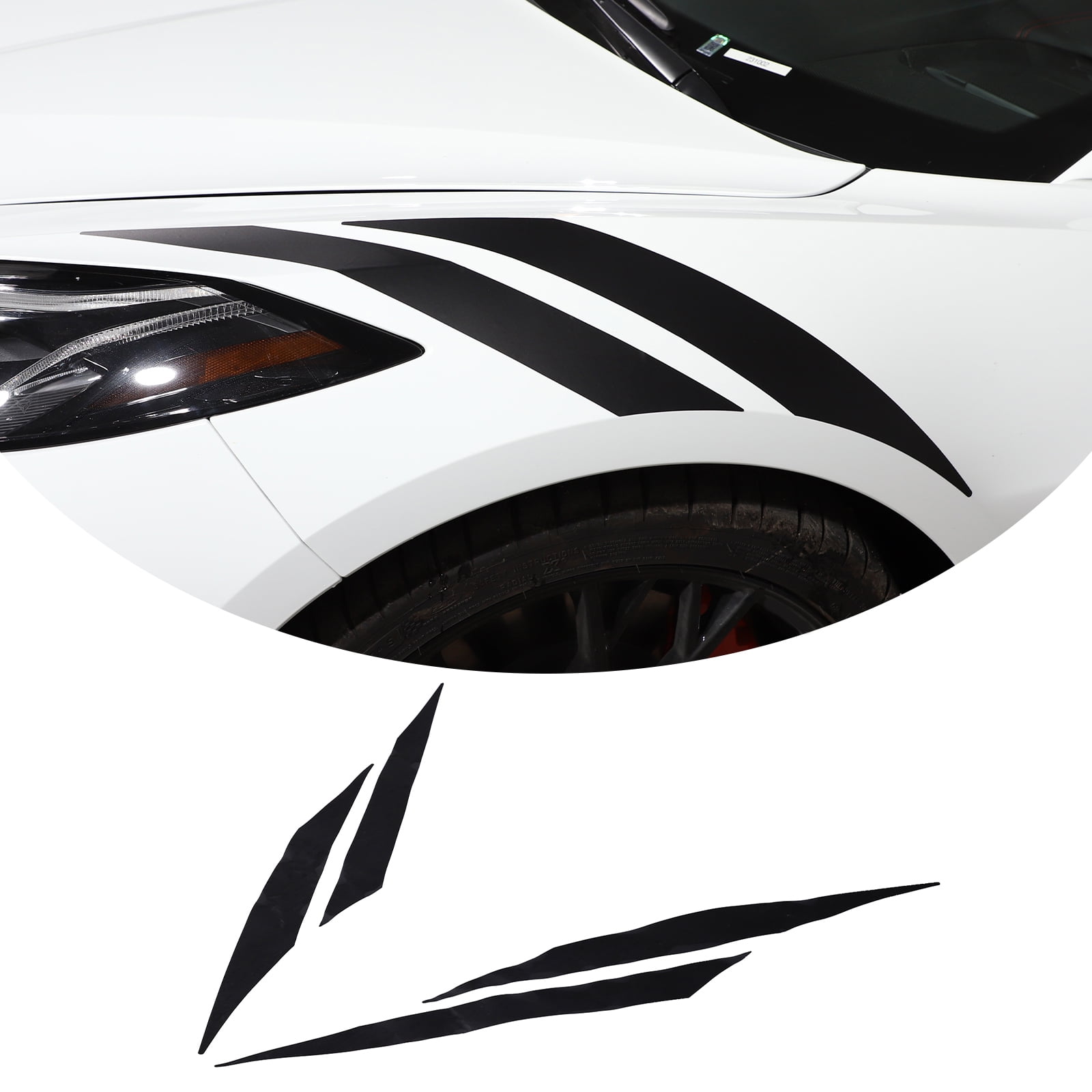 TINKI Front Headlight Decals Compatible with Chevrolet Corvette C8 2020 ...