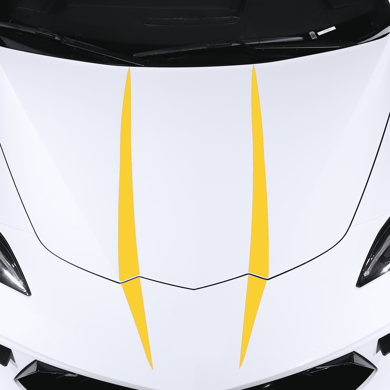 TINKI Front Hood Decal Compatible with Chevrolet Corvette C8 2020-2023 ...