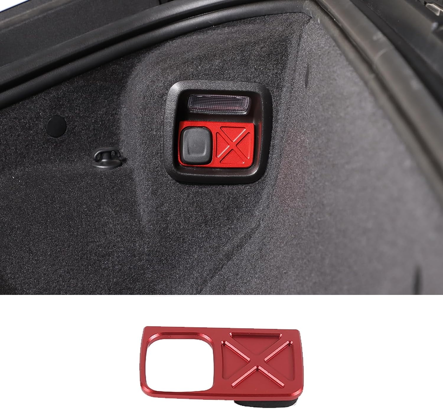 TINKI Front Trunk Escape Switch Anti Mispress Cover Compatible with ...