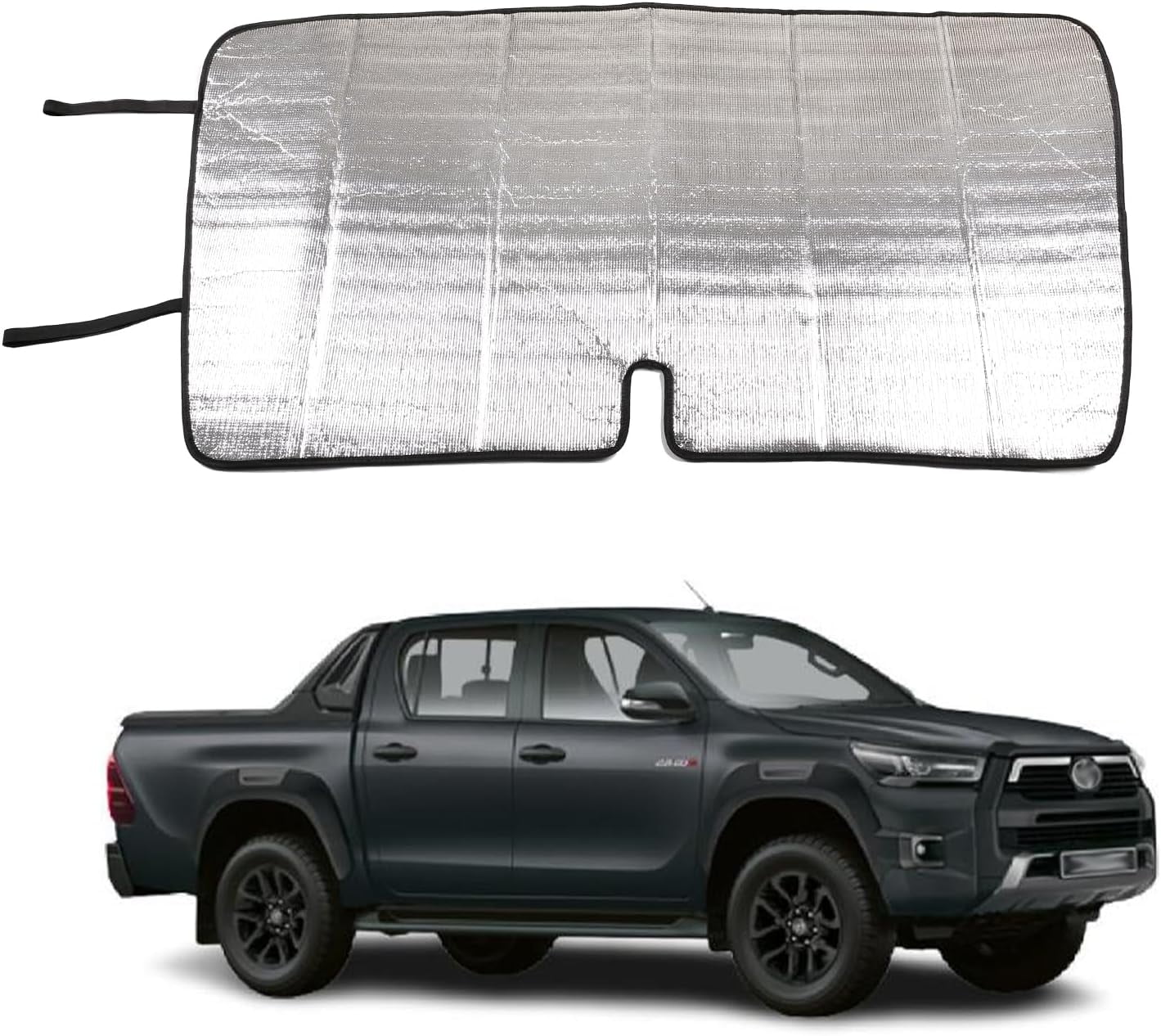 TINKI Front Windshield Sunshade for Toyota Hilux 2005-2021, Front ...