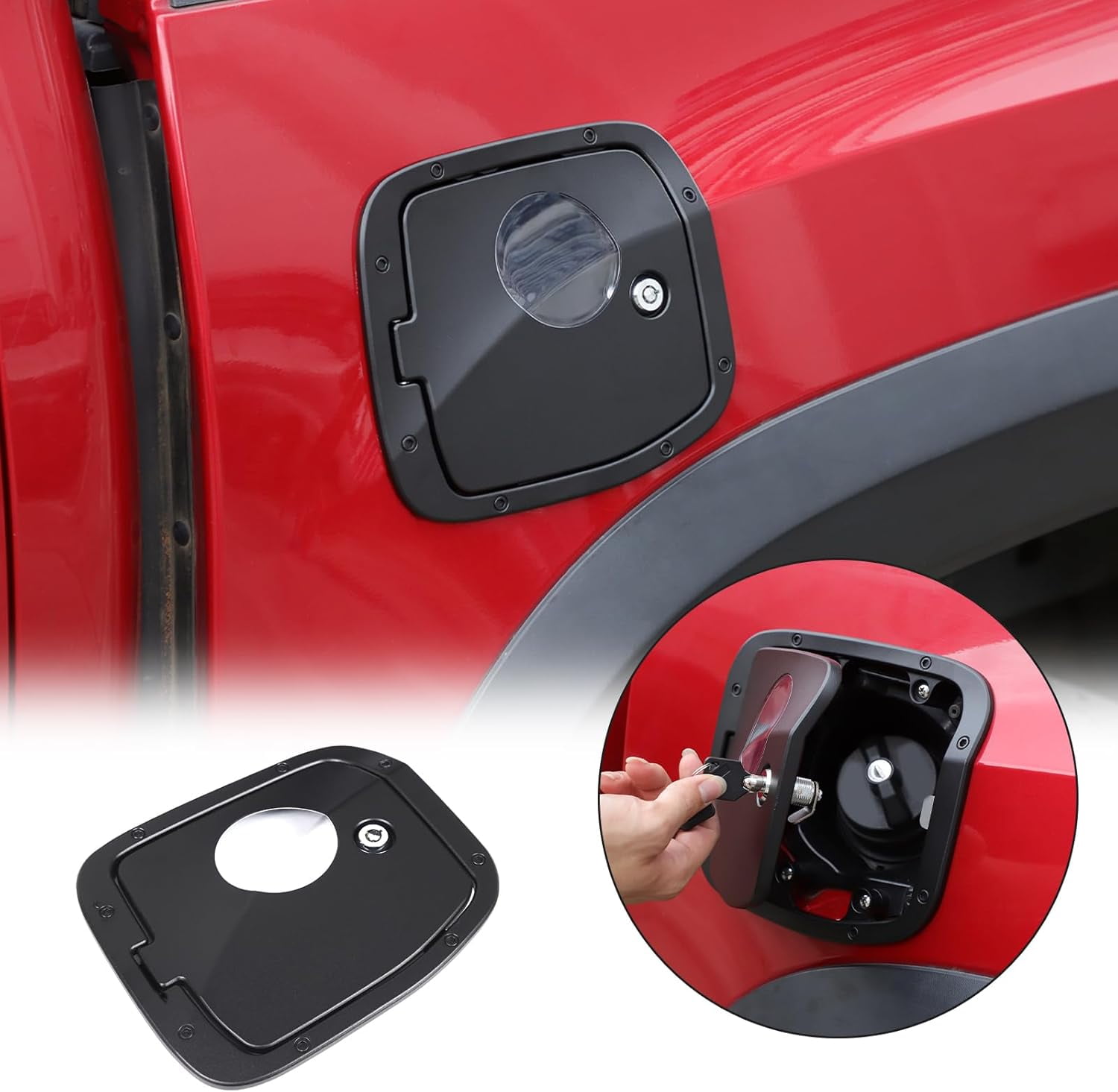 TINKI Fuel Tank Cap Replacement Anti-theft Lock Cap Compatible with ...