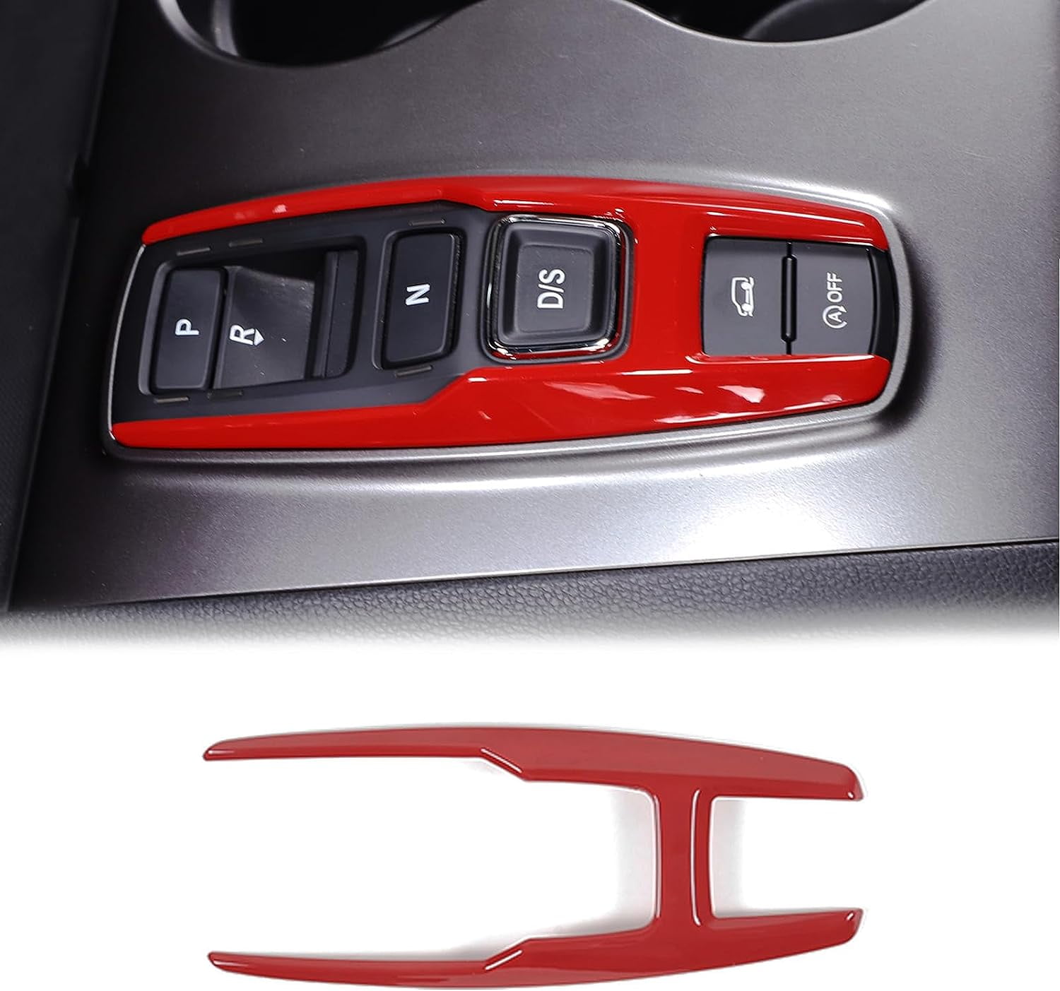 TINKI Gear Shift Button Frame Trim for Honda Pilot 2016-2022/ Ridgeline ...