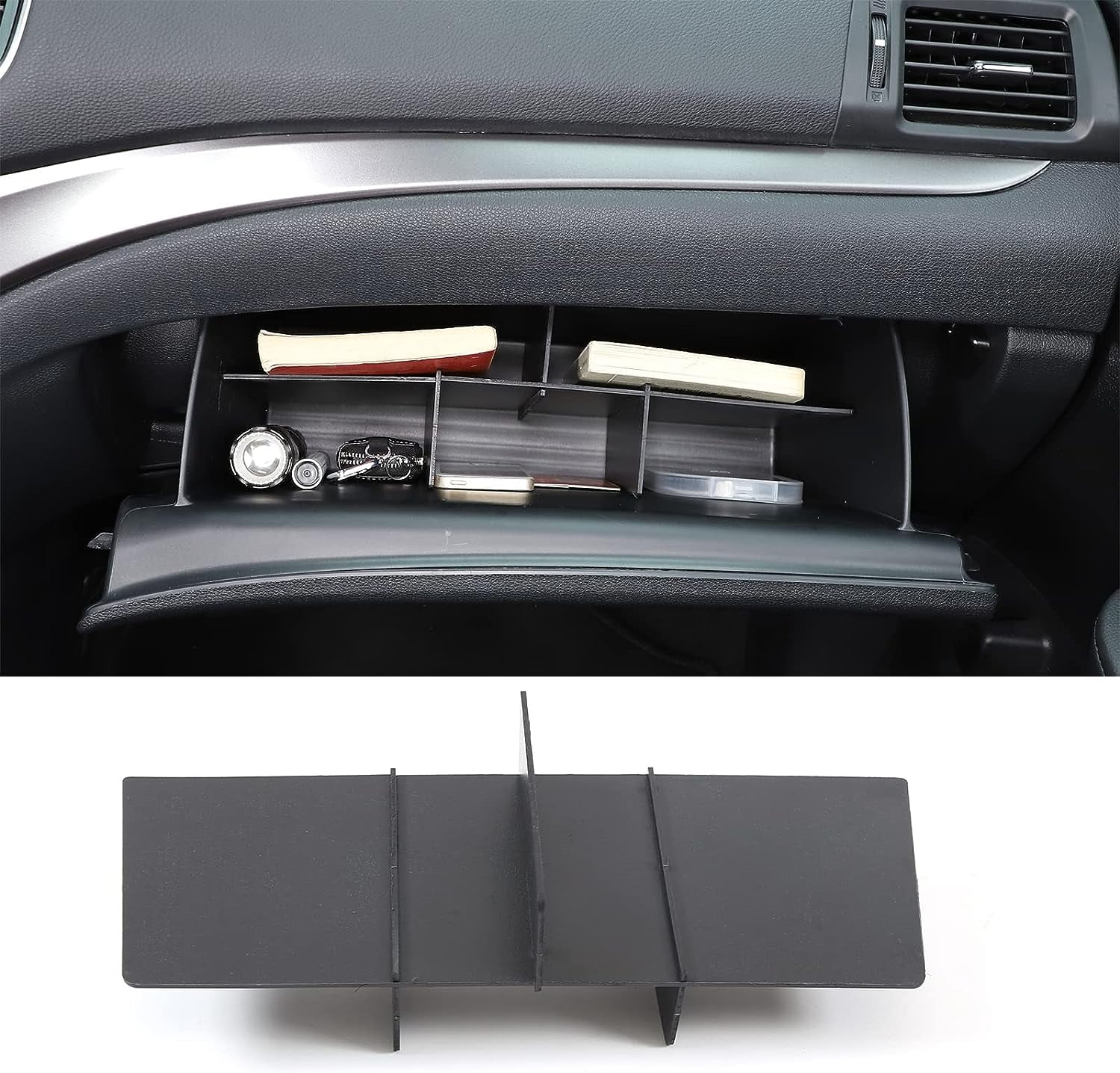 TINKI Glove Box Dividers Organizer for Honda Pilot 2016-2022 ...