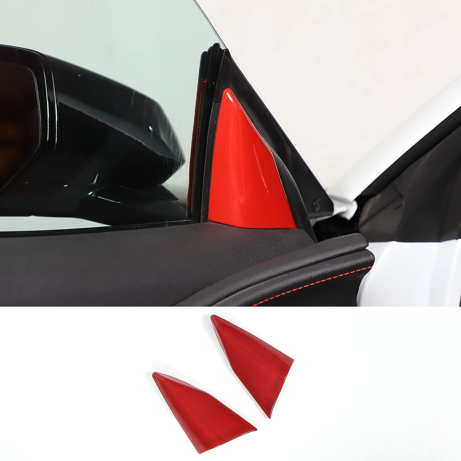 TINKI Inner Window A Pillar Cover Compatible with Chevrolet Corvette C8 ...