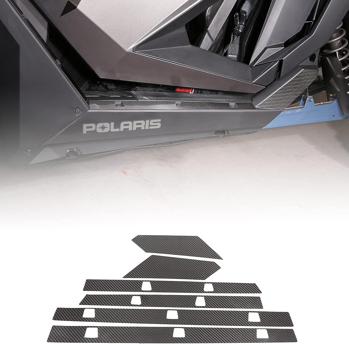 TINKI Real Carbon Fiber Car Panel Trim for Polaris RZR Pro XP Uitimate ...