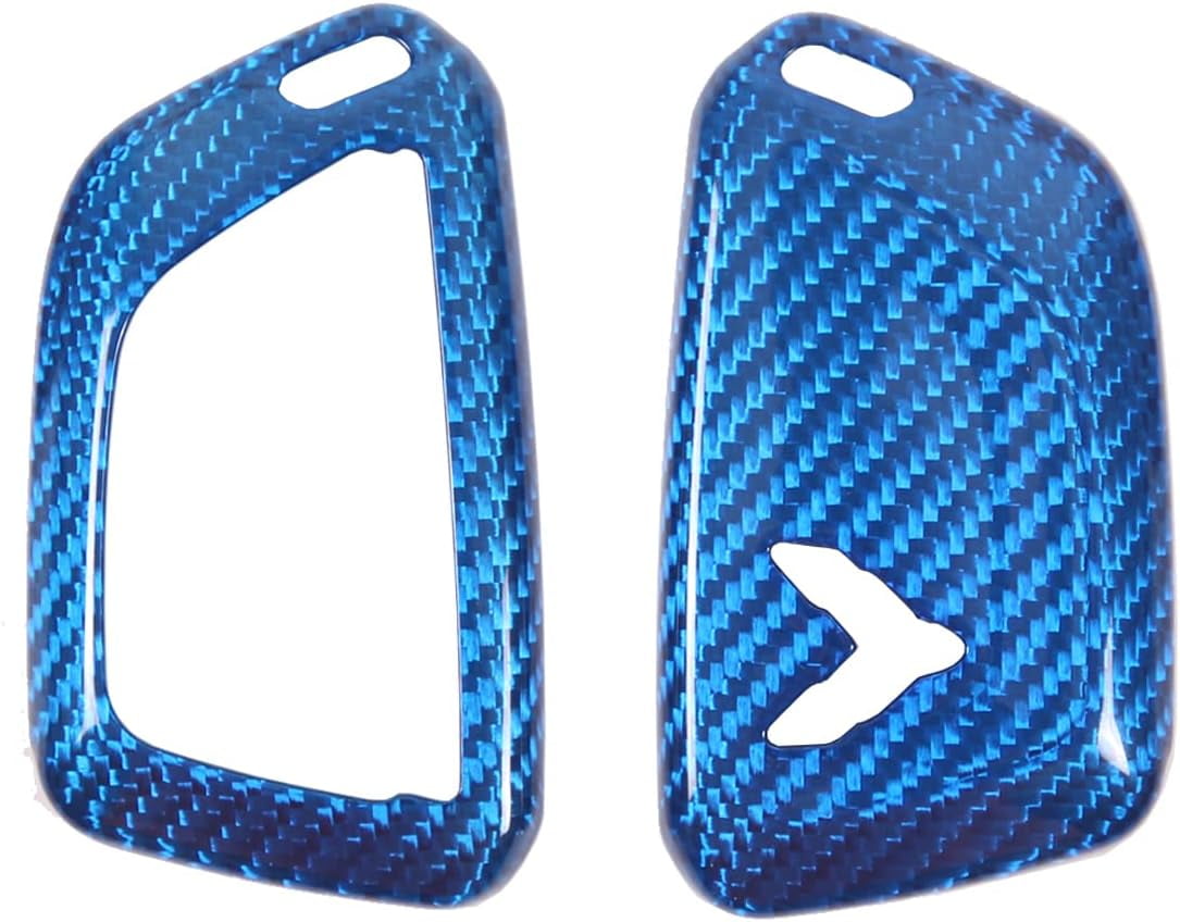 TINKI Real Carbon Fiber Key Fob Case Cover Fit for Chevrolet Corvette ...