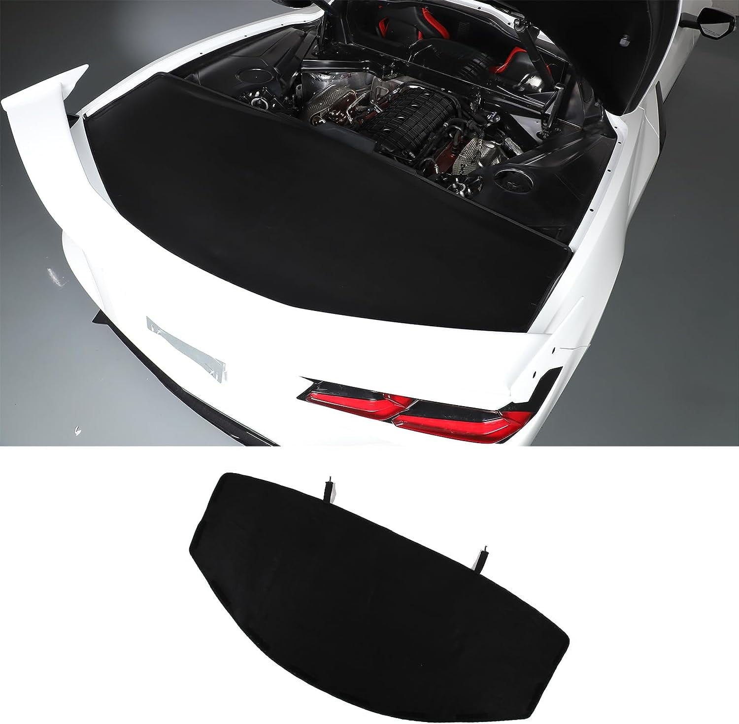TINKI Rear Trunk Cover Compatible with Chevrolet Corvette C8 Stingray ...