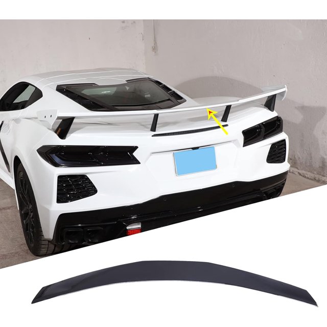 TINKI Rear Trunk Lid Wing Spoiler Compatible with Chevrolet Corvette C8 ...