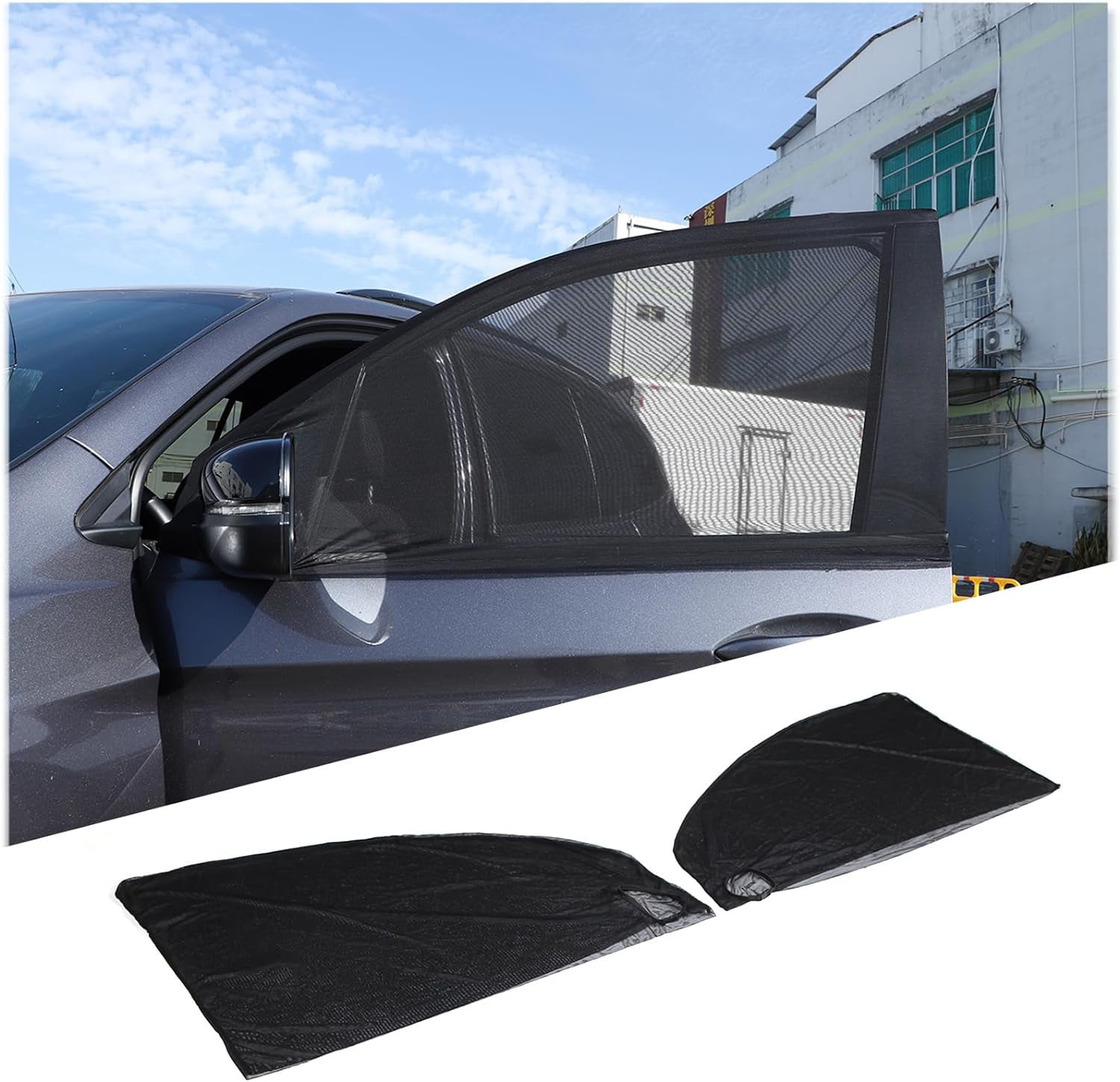 TINKI 2016-2022 Honda Pilot Side Window Sunshade Cover, Rear Windshield ...