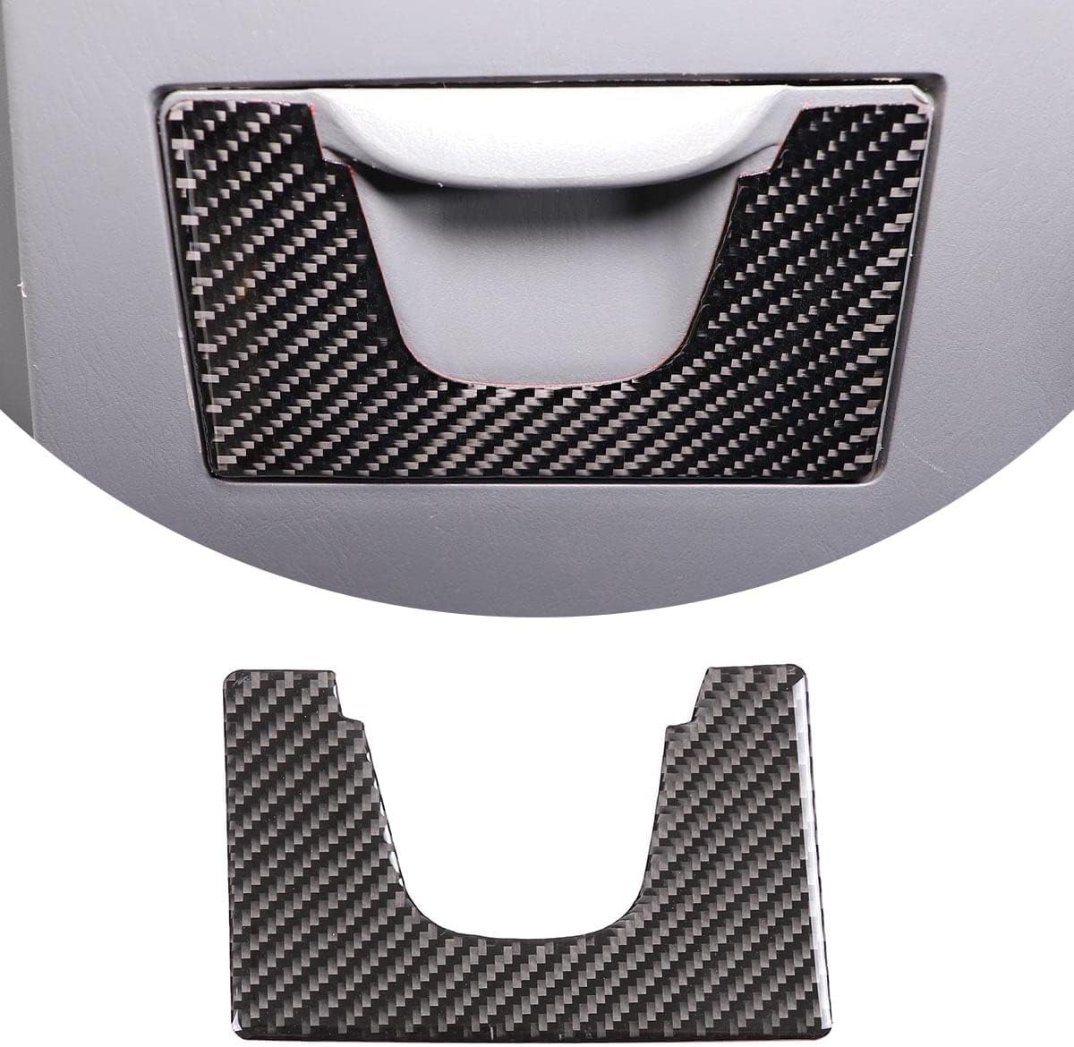 TINKI Soft Carbon Fiber Car Center Control Driver Storage Box Panel ...