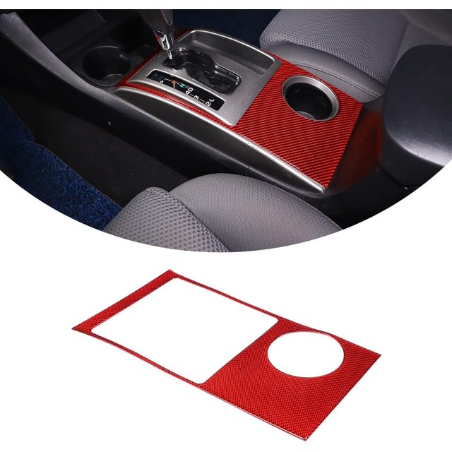 TINKI Soft Carbon Fiber Car Center Control Gear Shift Panel Sticker ...