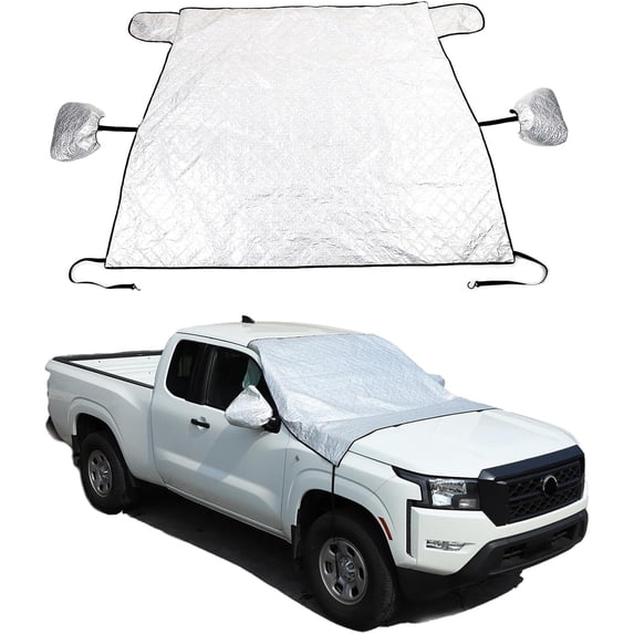 TINKI Windshield Snow Cover Compatible with 2022-2024 Nissan Frontier ...