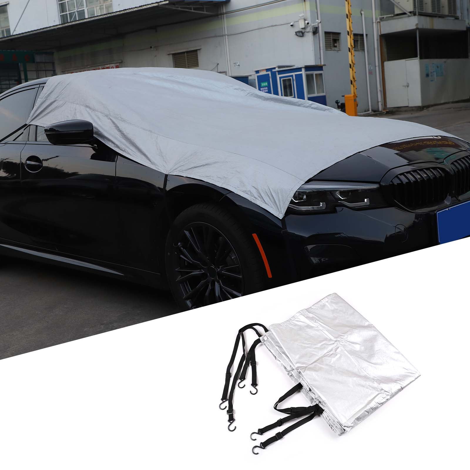 TINKI Windshield Snow Cover Fit for BMW 3 Series, Car Front Windshield ...