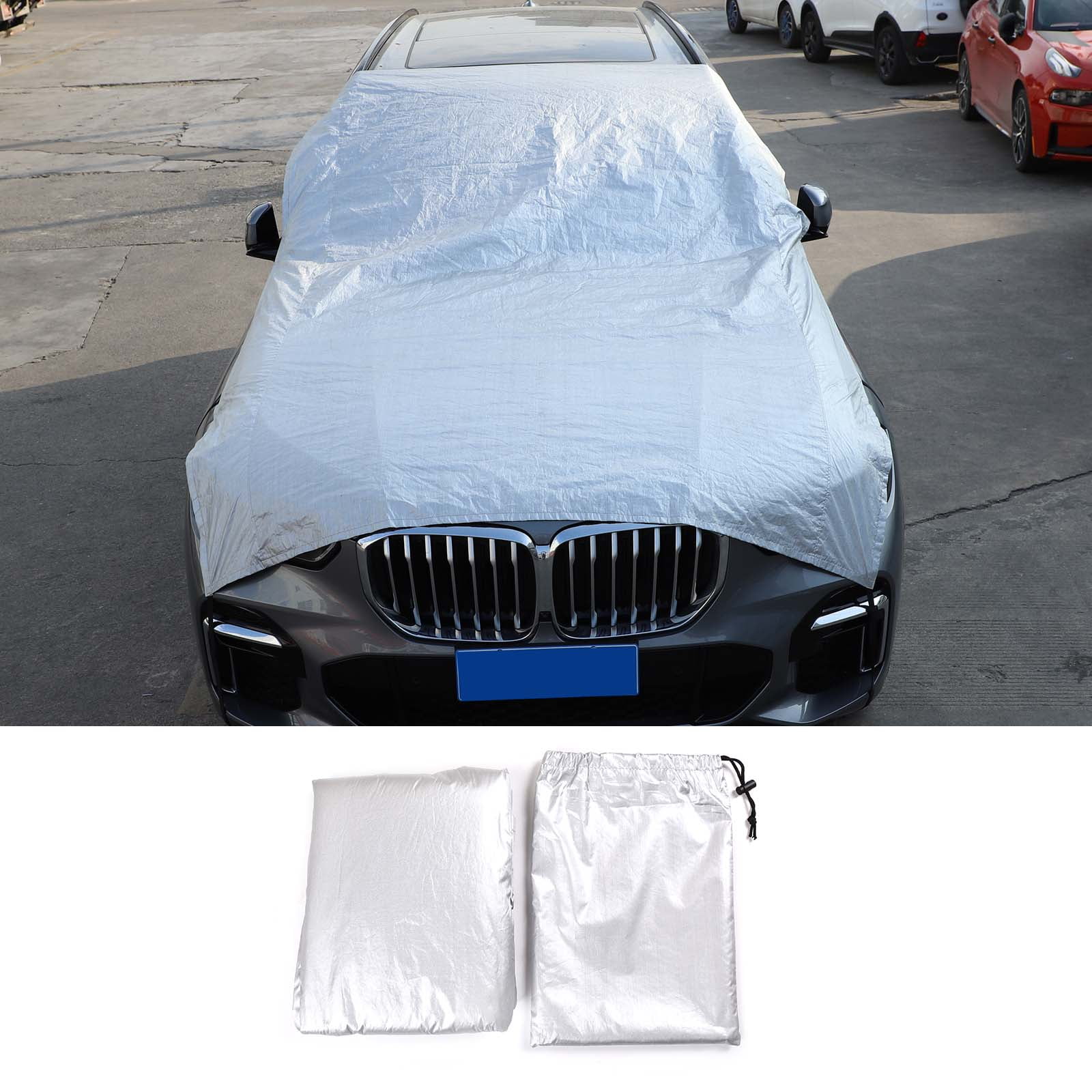 TINKI Windshield Snow Cover Fit for BMW Domestic X5L , Car Front ...