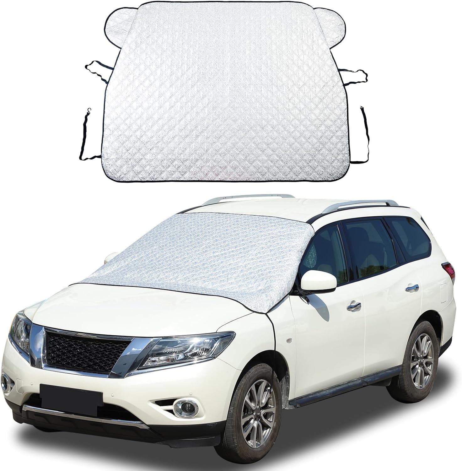 TINKI Windshield Snow Cover Fit for Nissan Pathfinder 2013-2018, Front ...