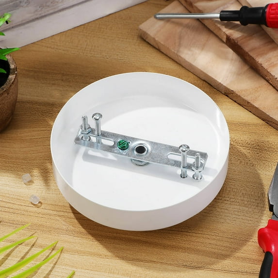 IMIKEYA Light Mounting Bracket Ceiling Cover Plate White 1 Set ...