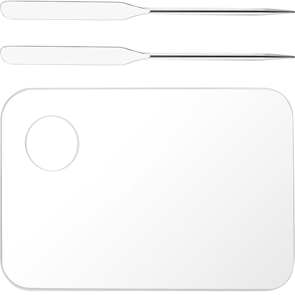 TINKSKY 1 x Mixing Tray for makeup mixing tray Transparent Professional ...