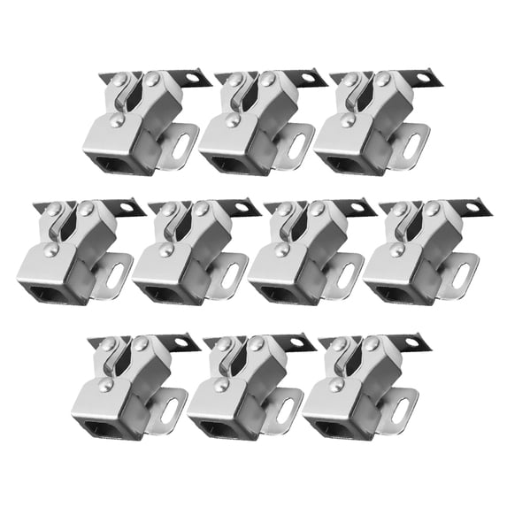 TINKSKY 10Pcs Furniture Ball Latches Rolled Steel Double Roller Catch ...