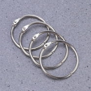 BAZIC Loose Leaf Binder Ring 1" Assorted Color, Book Rings (10/Pack), 1 ...