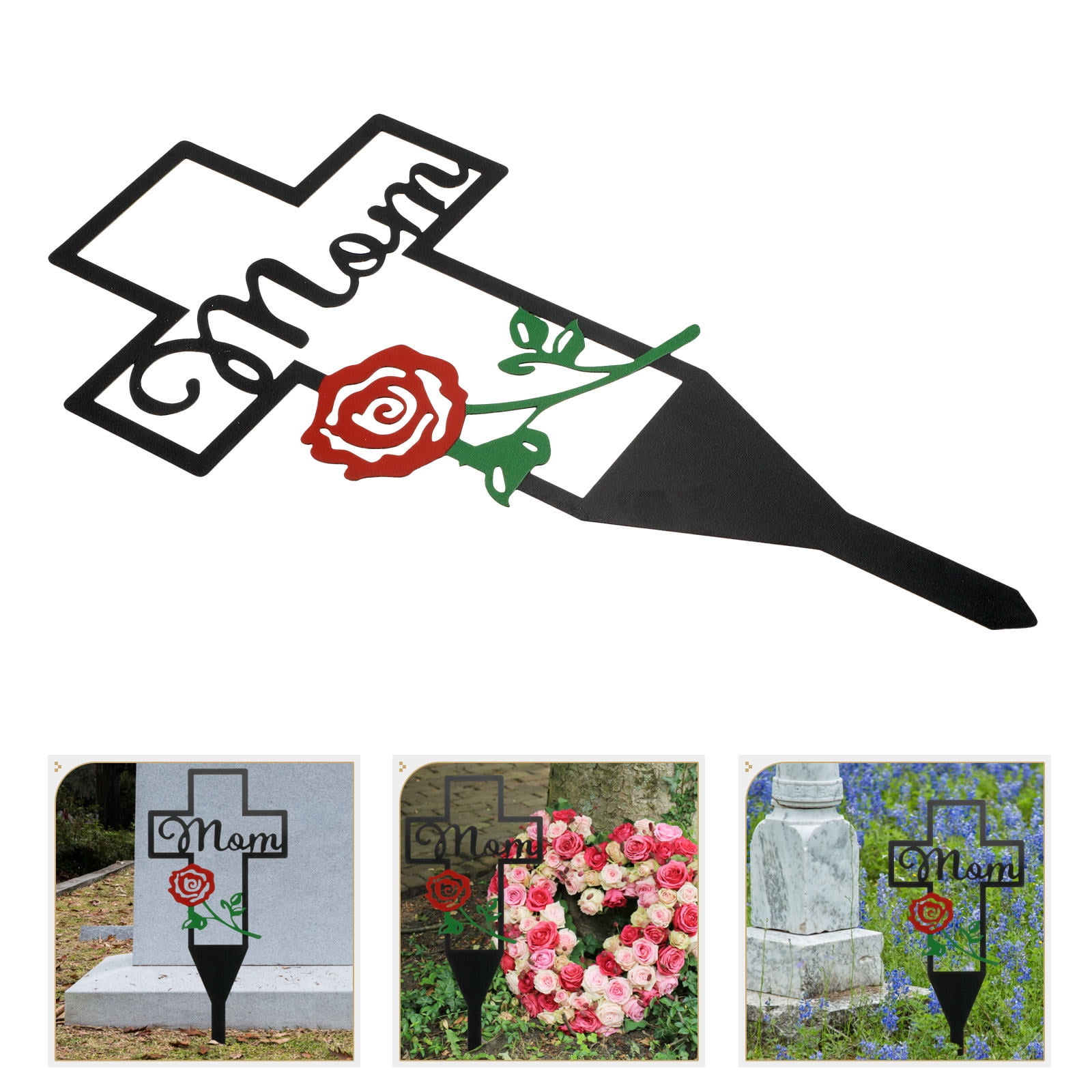TINKSKY 12Pack Cemetery Markers For Graves With Design For Outdoor ...