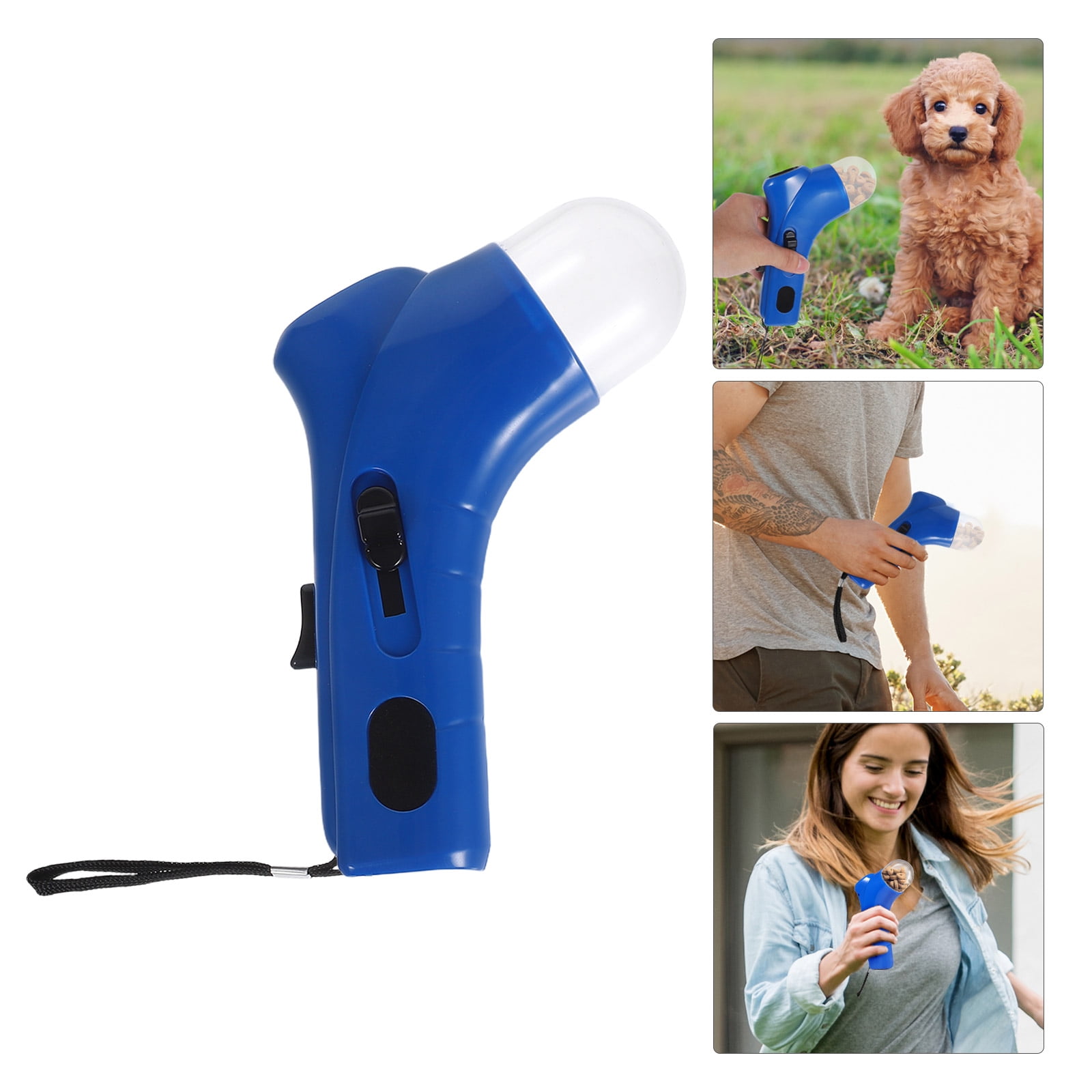 TINKSKY 1Pcs Blue Rectangular Snack Catapult for Interactive Training ...