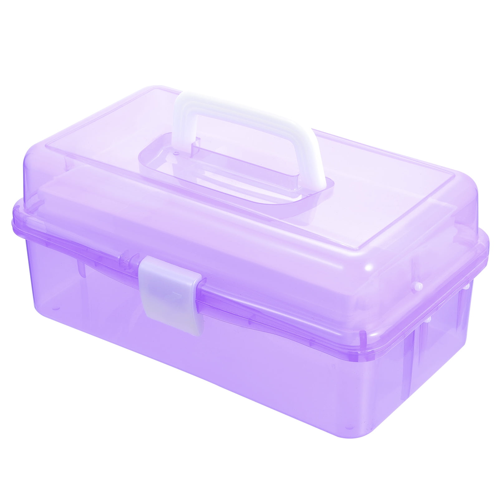 Portable Plastic Storage Box for Home in Purple Color Perfect for ...