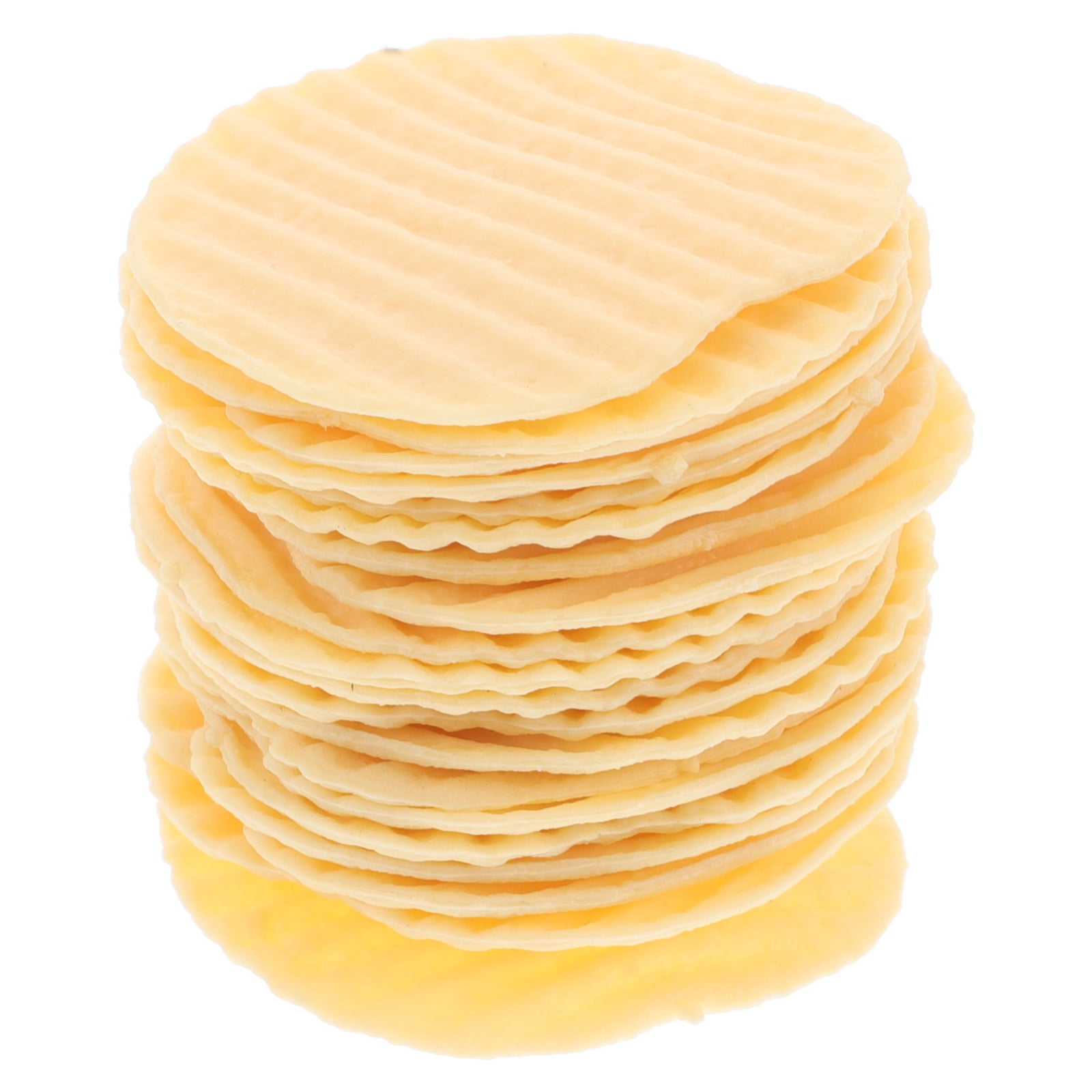 TINKSKY 20Set Artificial Potato Chips Stage Prop PVC Light Yellow for ...