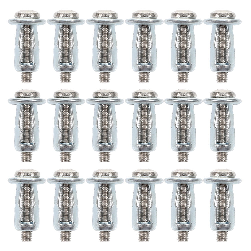 TINKSKY 20Set Petal Nut Insert Nuts Stainless Steel Multi Fixing Screws ...