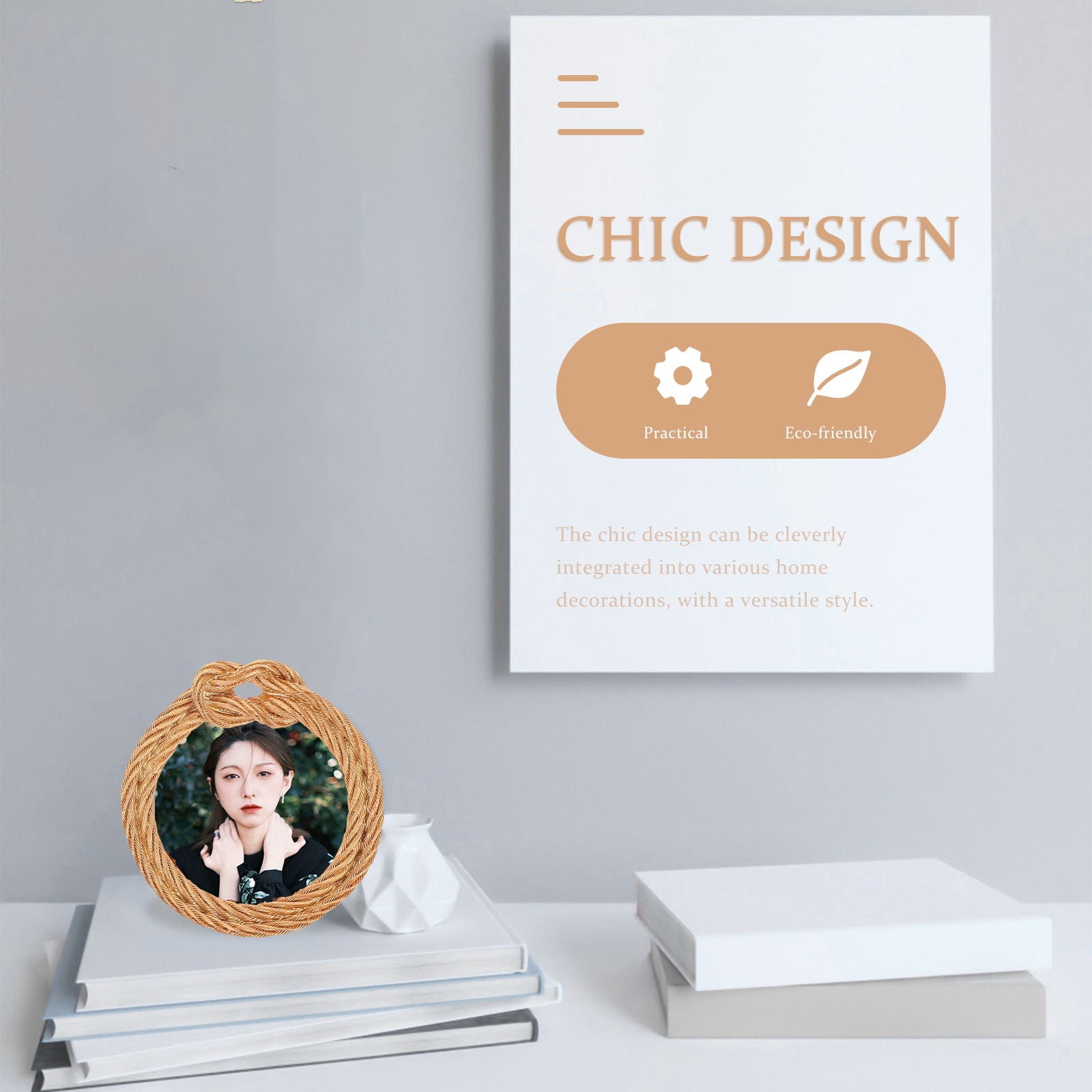 TINKSKY 2Pcs Resin Picture Frames Vintage Photo Display for Home and ...