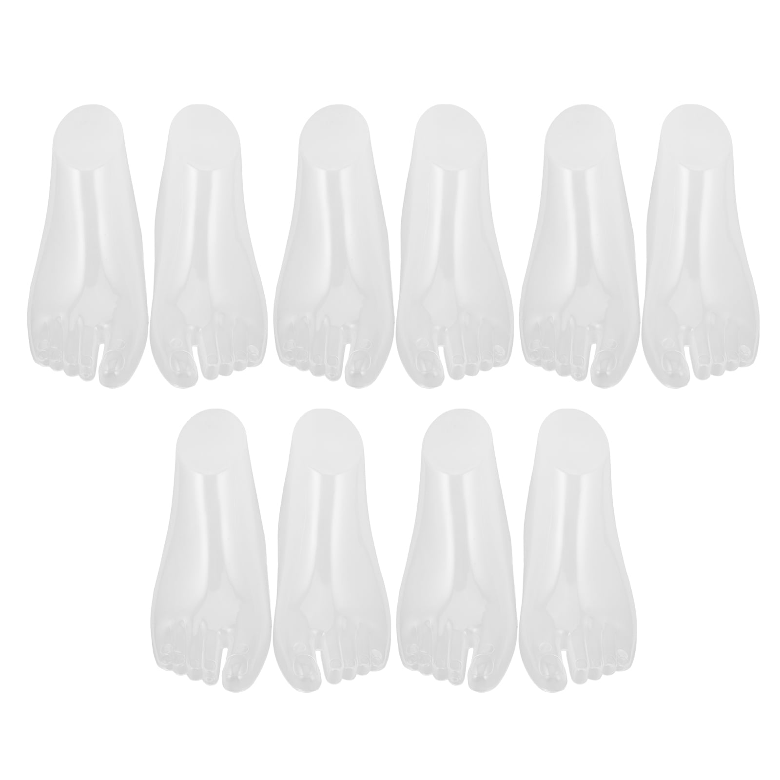 TINKSKY 5Pairs Transparent PVC Shoe Supports for with Hollow Design for ...