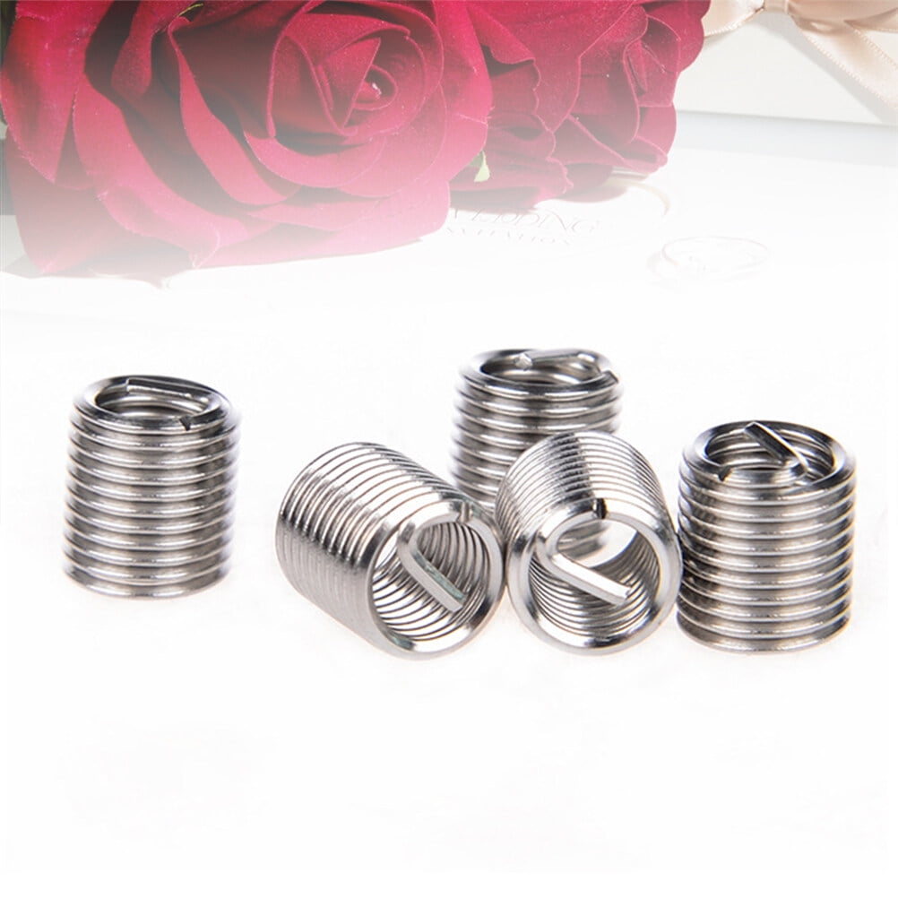 TINKSKY 60 PCS Stainless Steel Thread Inserts for Damage Prevention ...