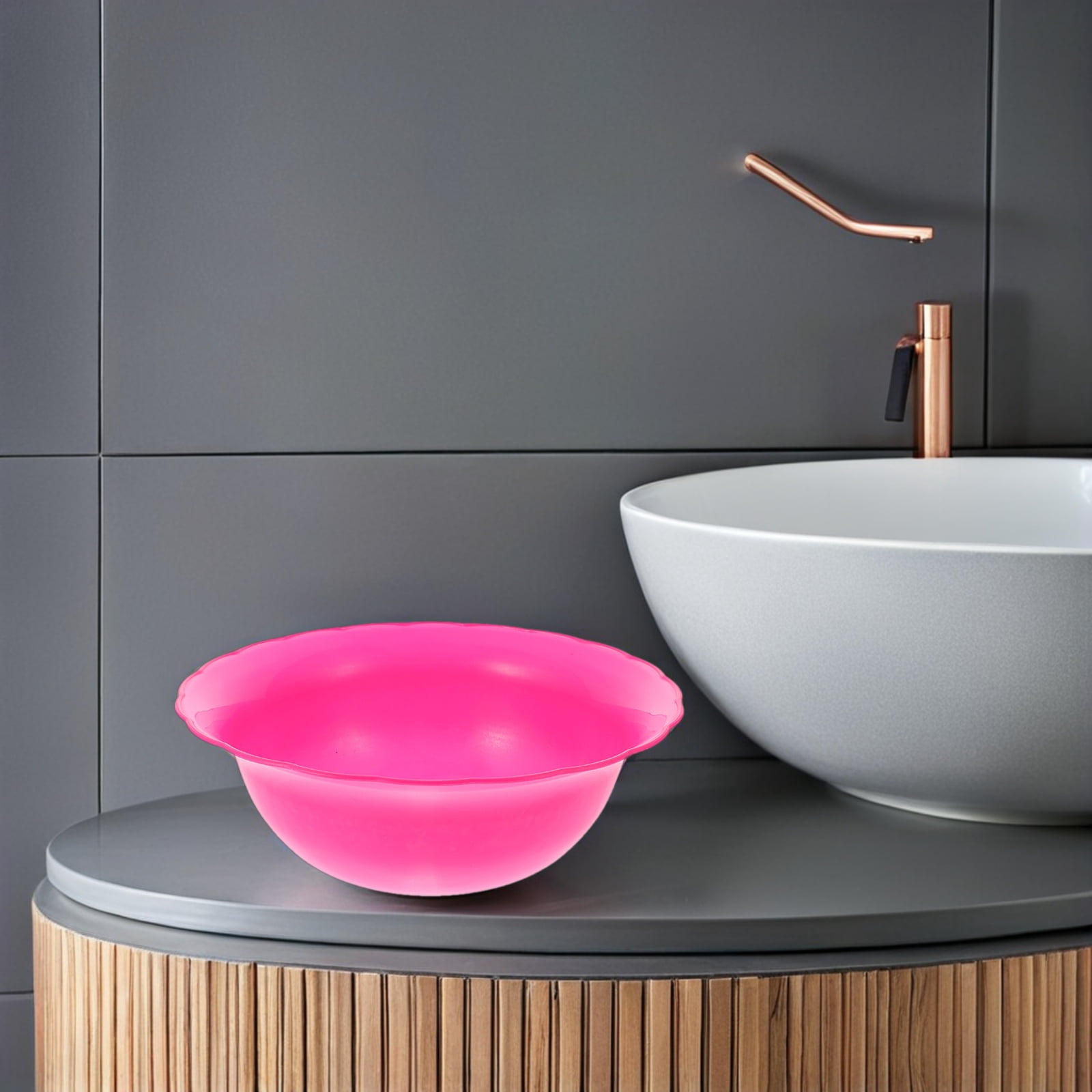 IMIKEYA Plastic Basin Face Wash Basin Vegetable Cleansing Family ...