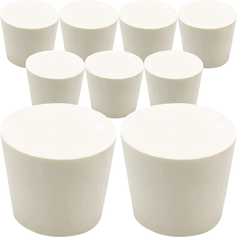 TINKSKY 9Pcs Tube Stoppers in Beige for Home Brewing and Daily Use with ...