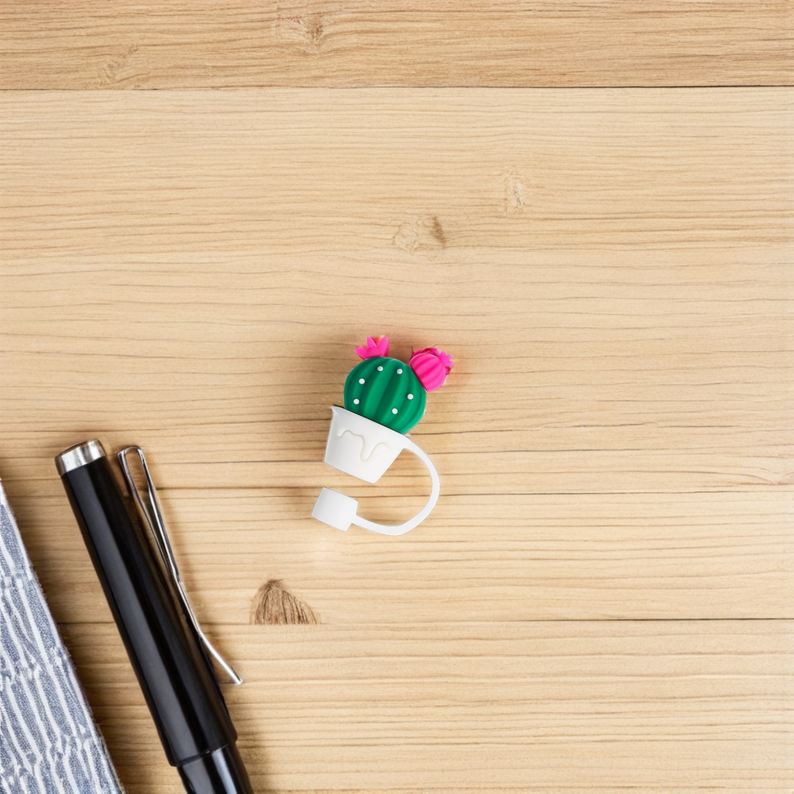 IMIKEYA 4Pcs Cacti Straw Covers Cap PVC Practical Design for Gatherings ...