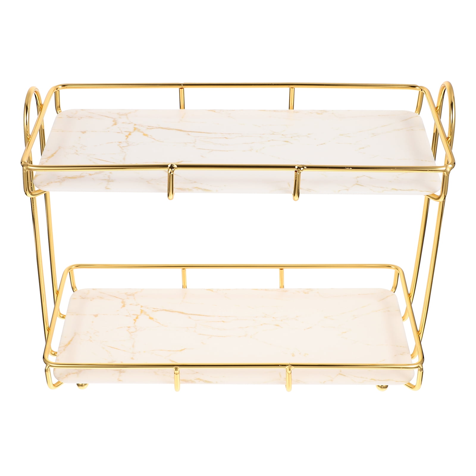 TINKSKY Countertop Organizer Toiletry Storage Rack Dressing Table ...